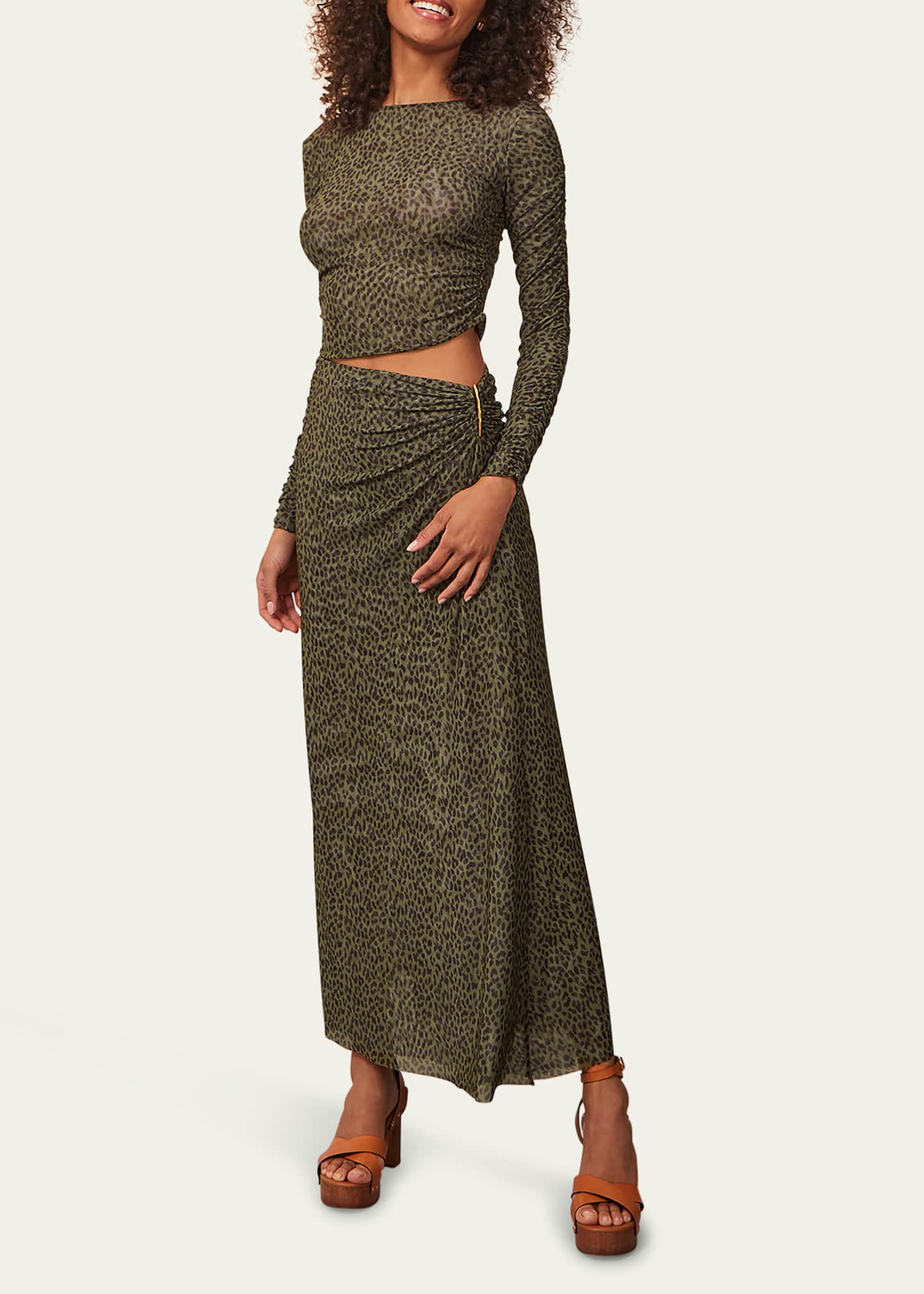 Vix Rosewood Mira Long-Sleeve Blouse - Bergdorf Goodman