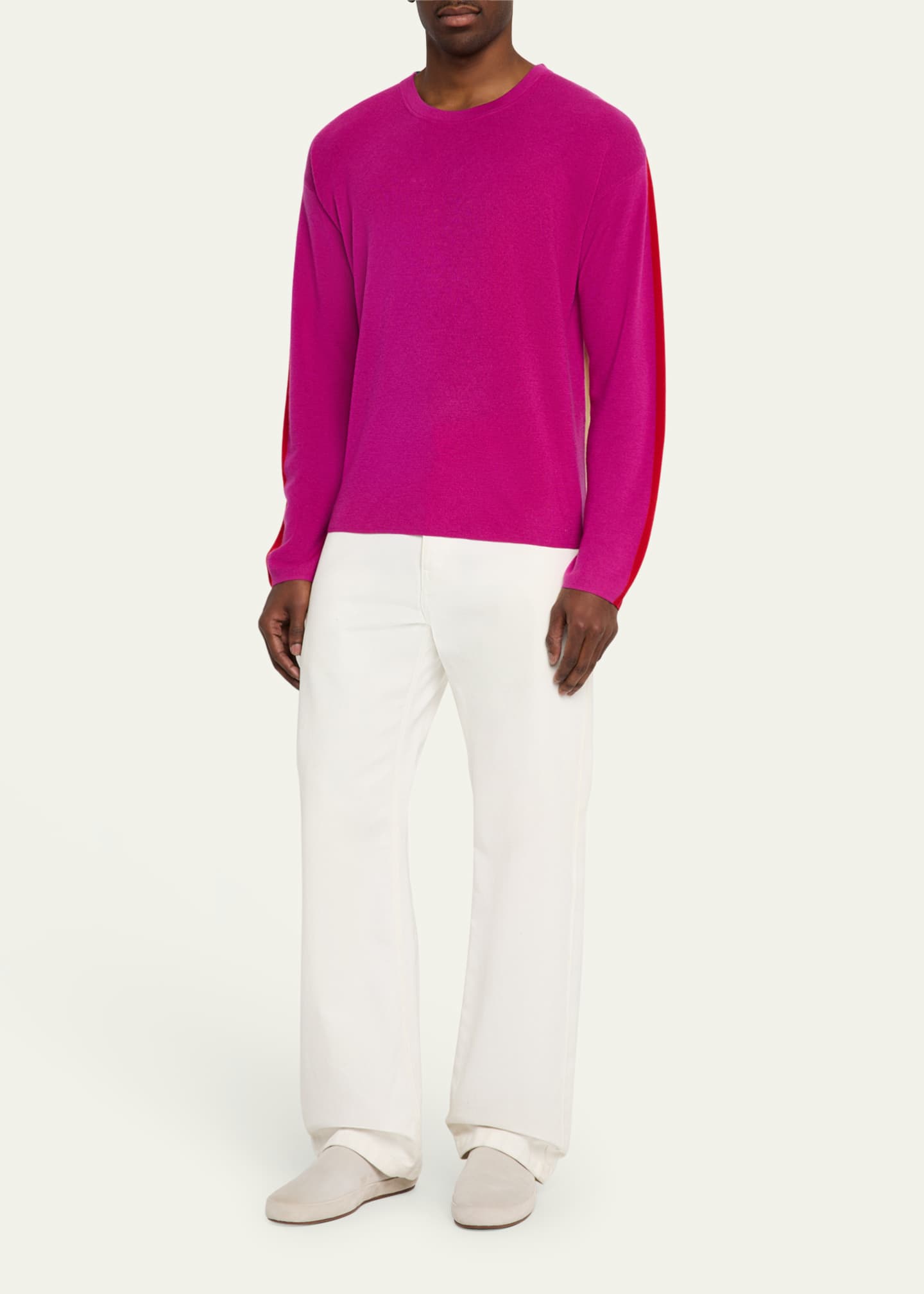 ZANKOV Men's Colorblock Wool Sweater - Bergdorf Goodman