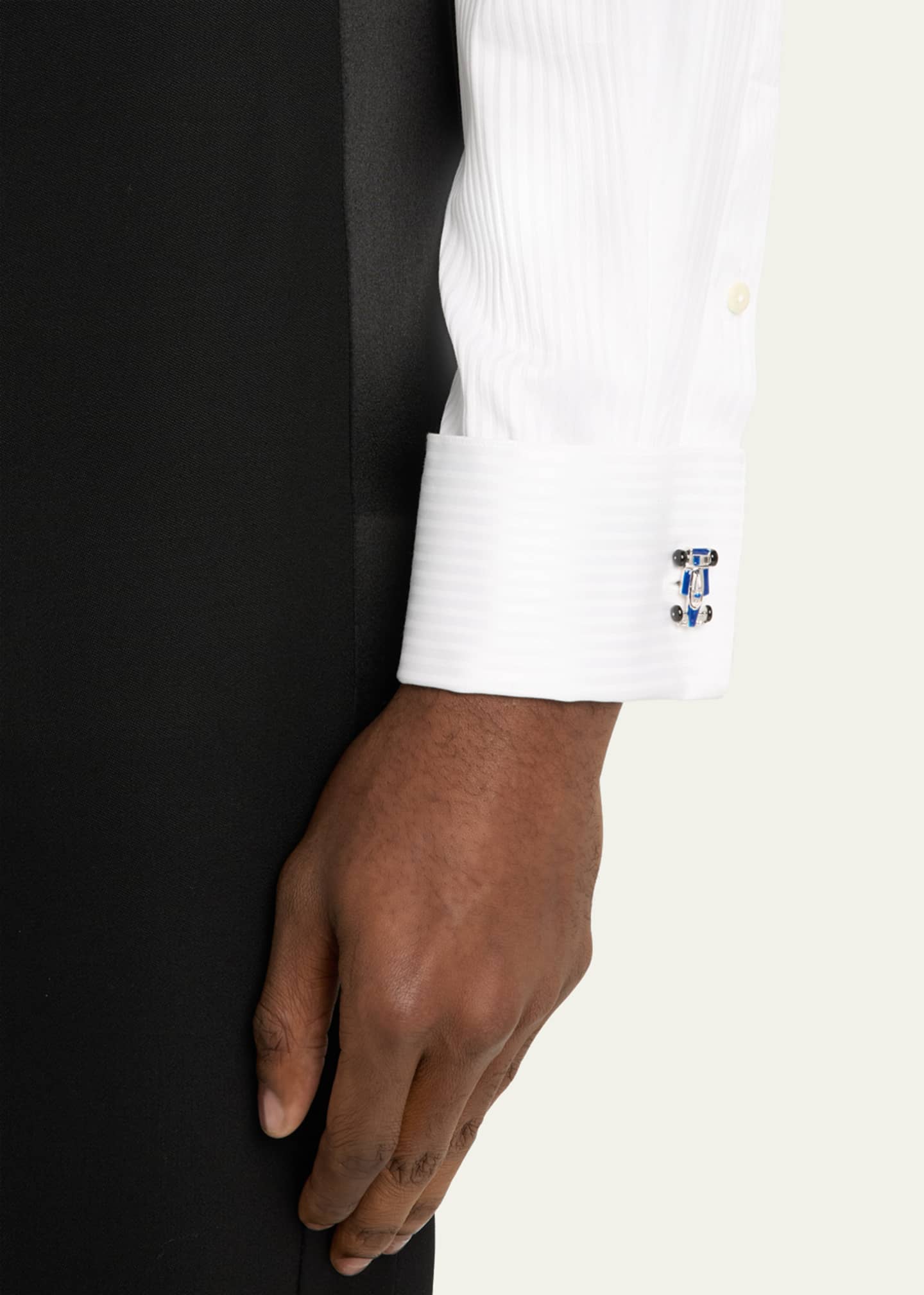 Jan Leslie Men's Sterling Silver Enamel Race Car Cufflinks - Bergdorf ...