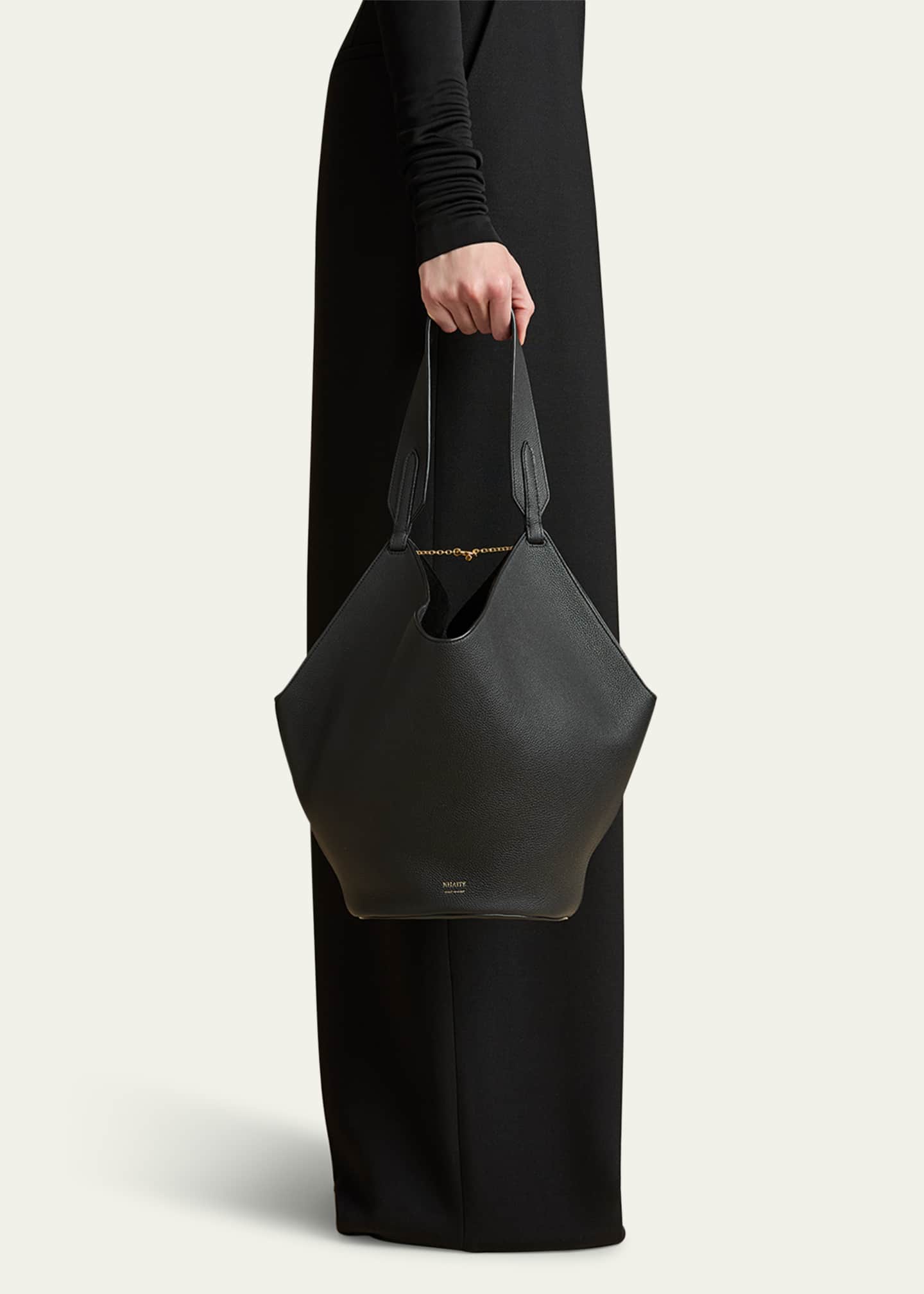 Khaite Lotus Small Calfskin Tote Bag - Bergdorf Goodman