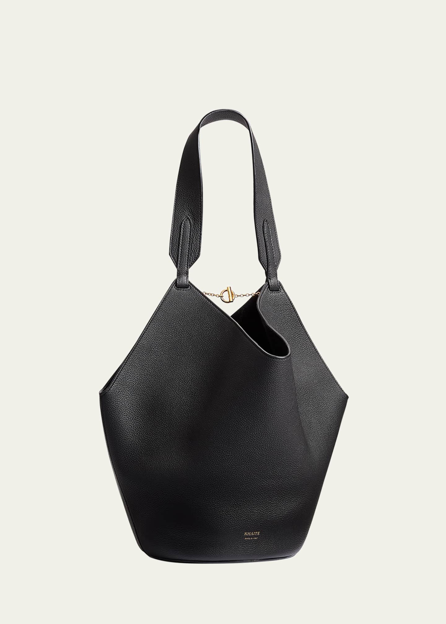 Khaite Lotus Small Calfskin Tote Bag - Bergdorf Goodman