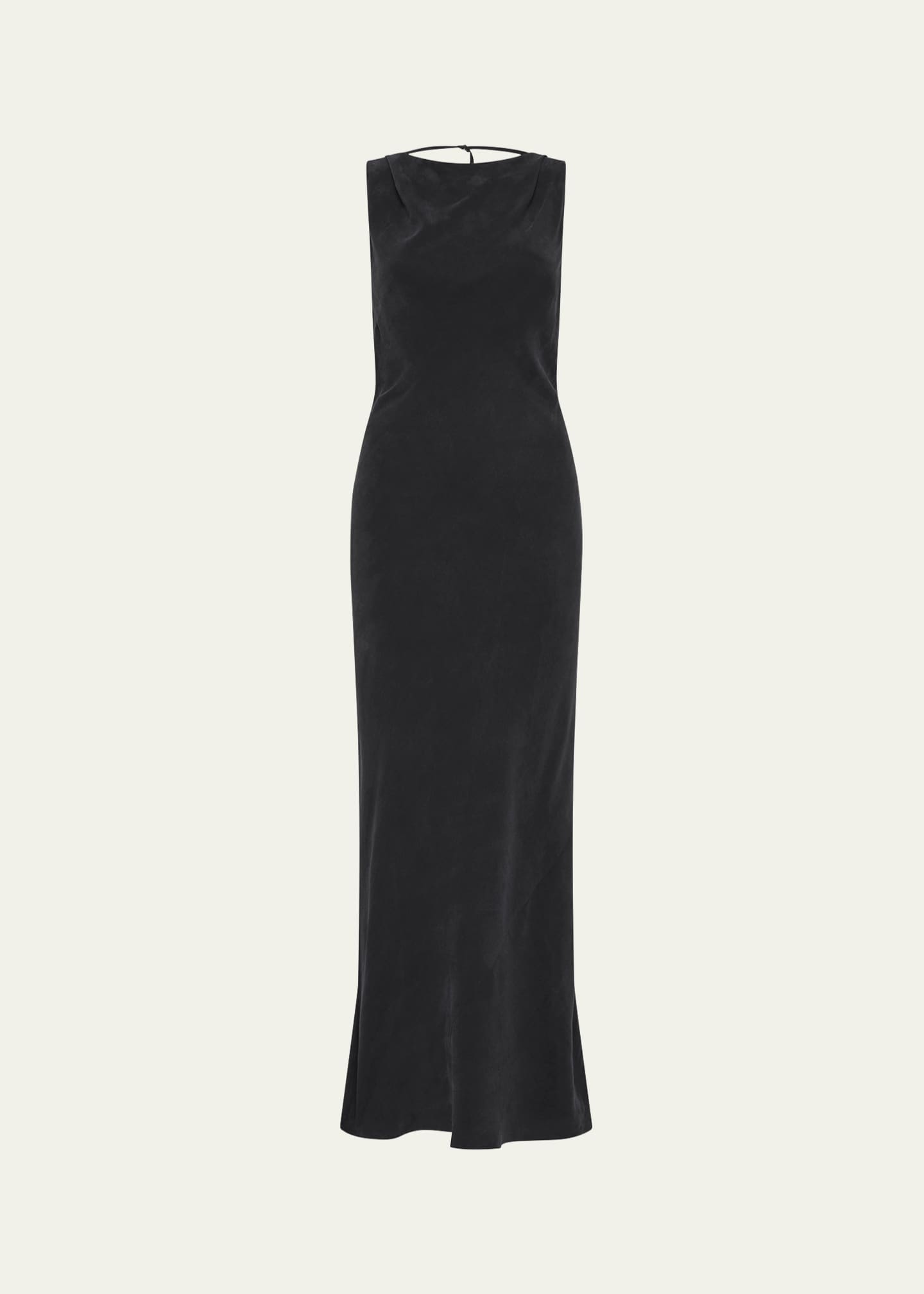 St. Agni Draped Cowl Back Dress - Bergdorf Goodman