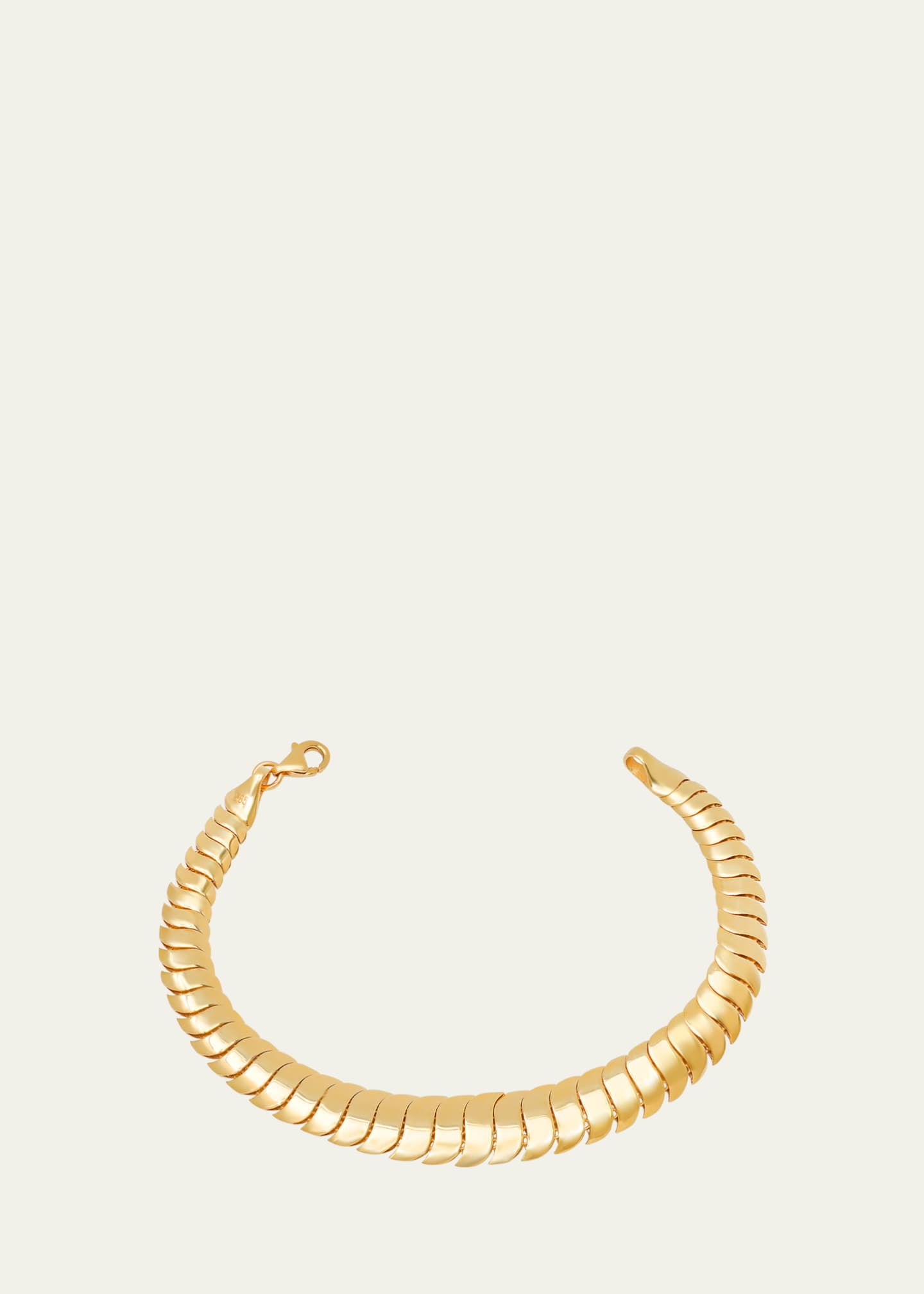 Shylee Rose Jewelry 14K Yellow Gold Wide Cobra Bracelet - Bergdorf Goodman