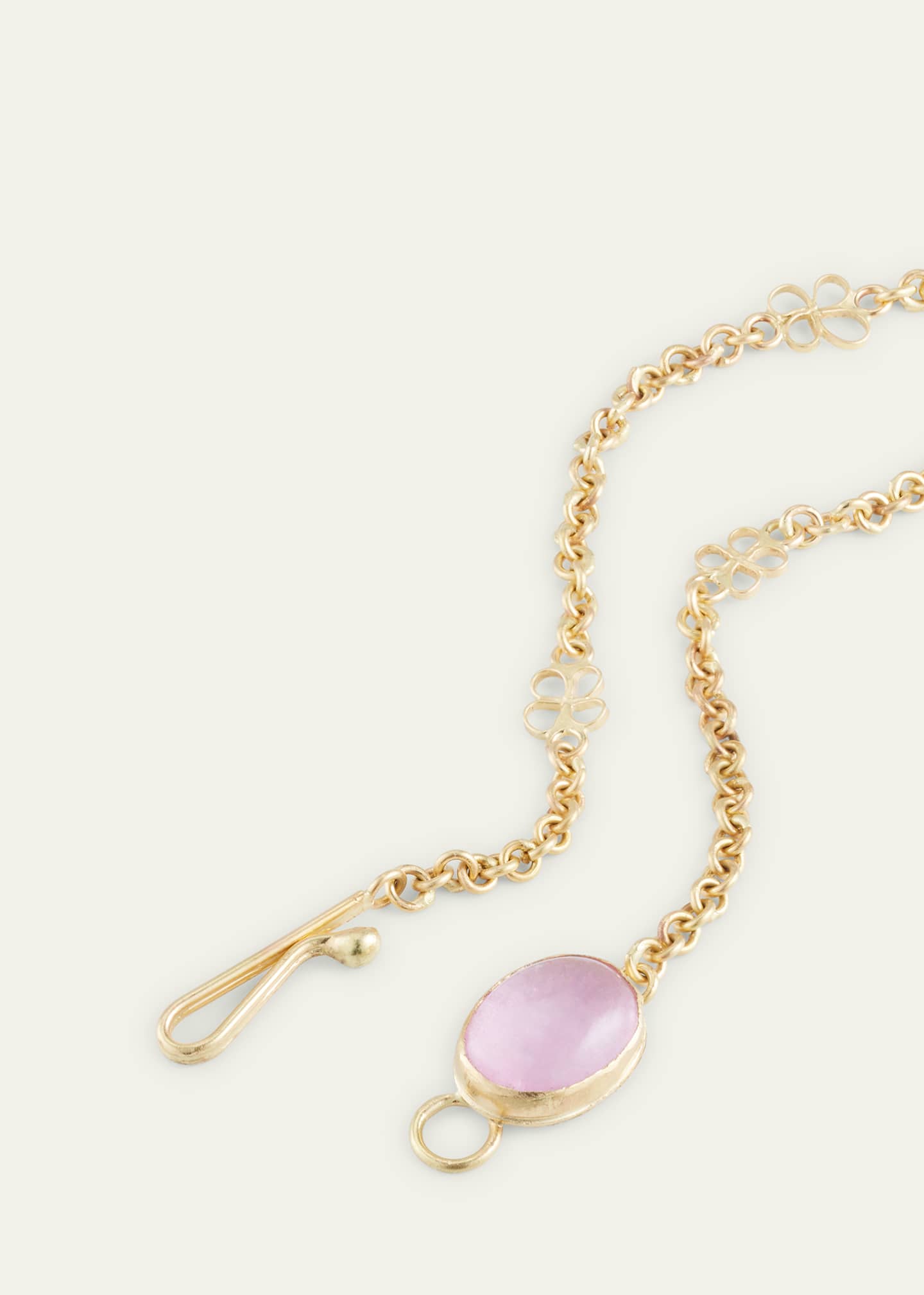 JUDY GEIB 18K Yellow Gold Echo Necklace with Persian Turquoise and Pink Tourmaline - Bergdorf ...