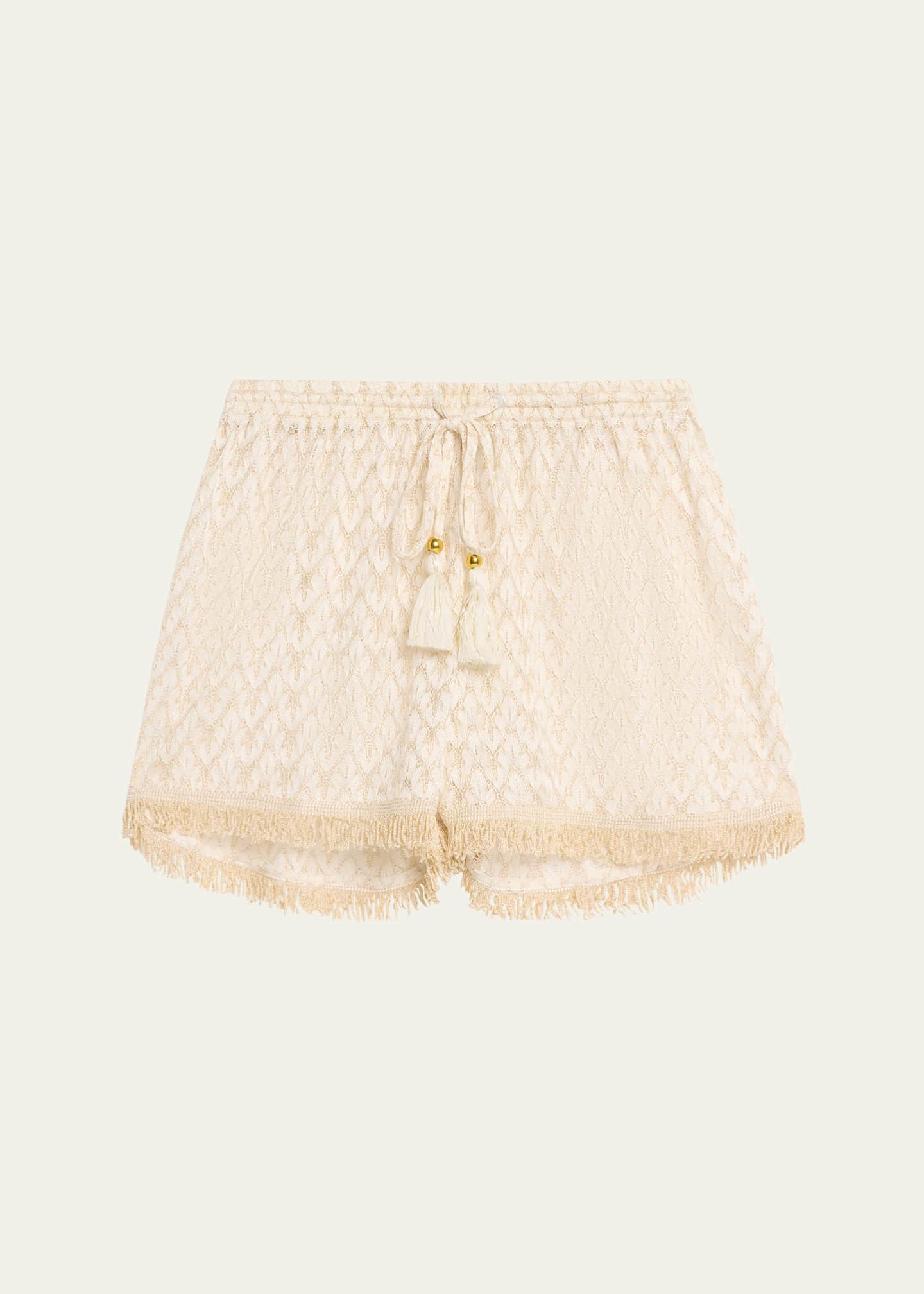 Ramy Brook Mina Zig-Zag Knit Shorts - Bergdorf Goodman