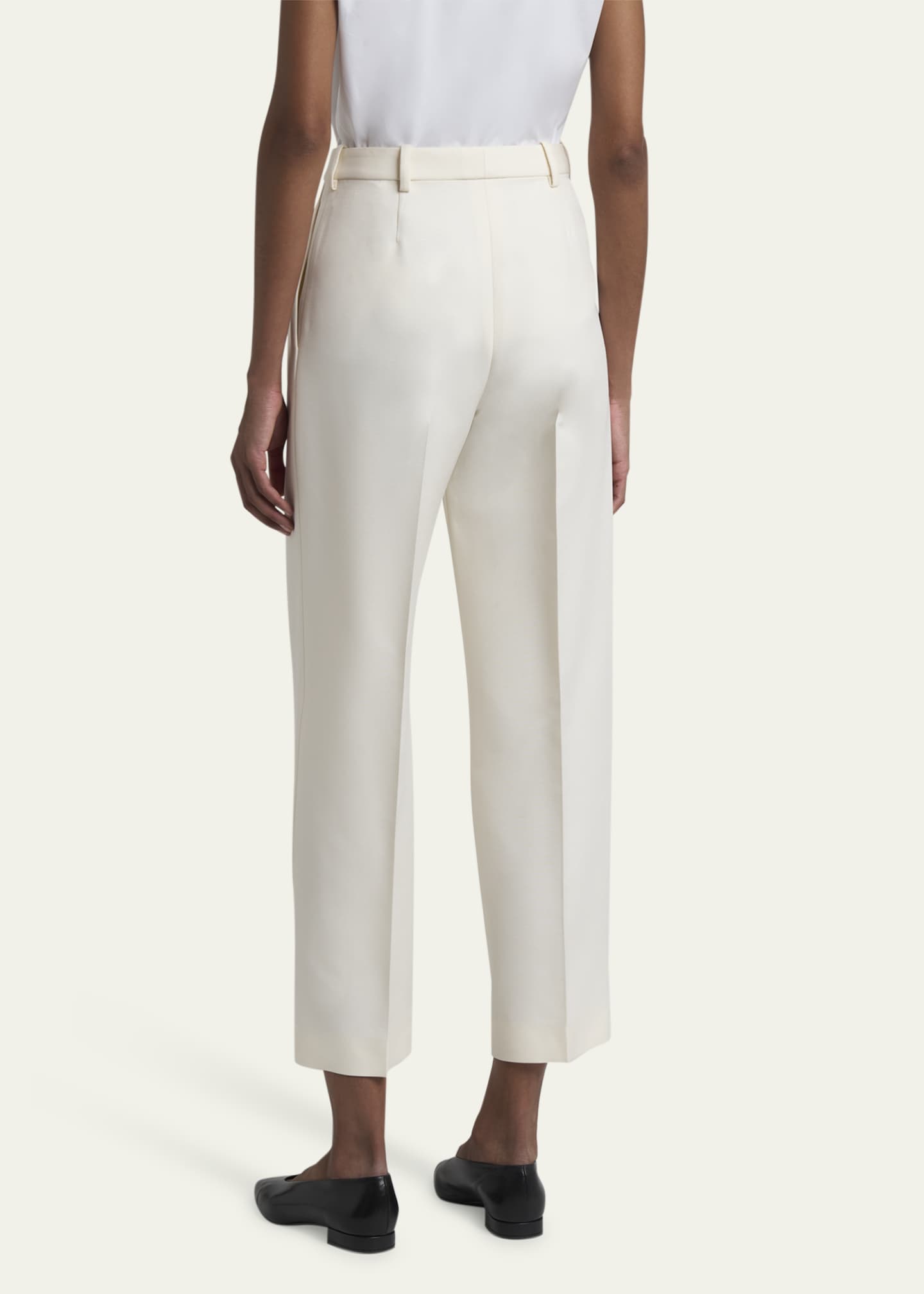 Loro Piana Bart Pleated Taper Leg Wool Trousers - Bergdorf Goodman