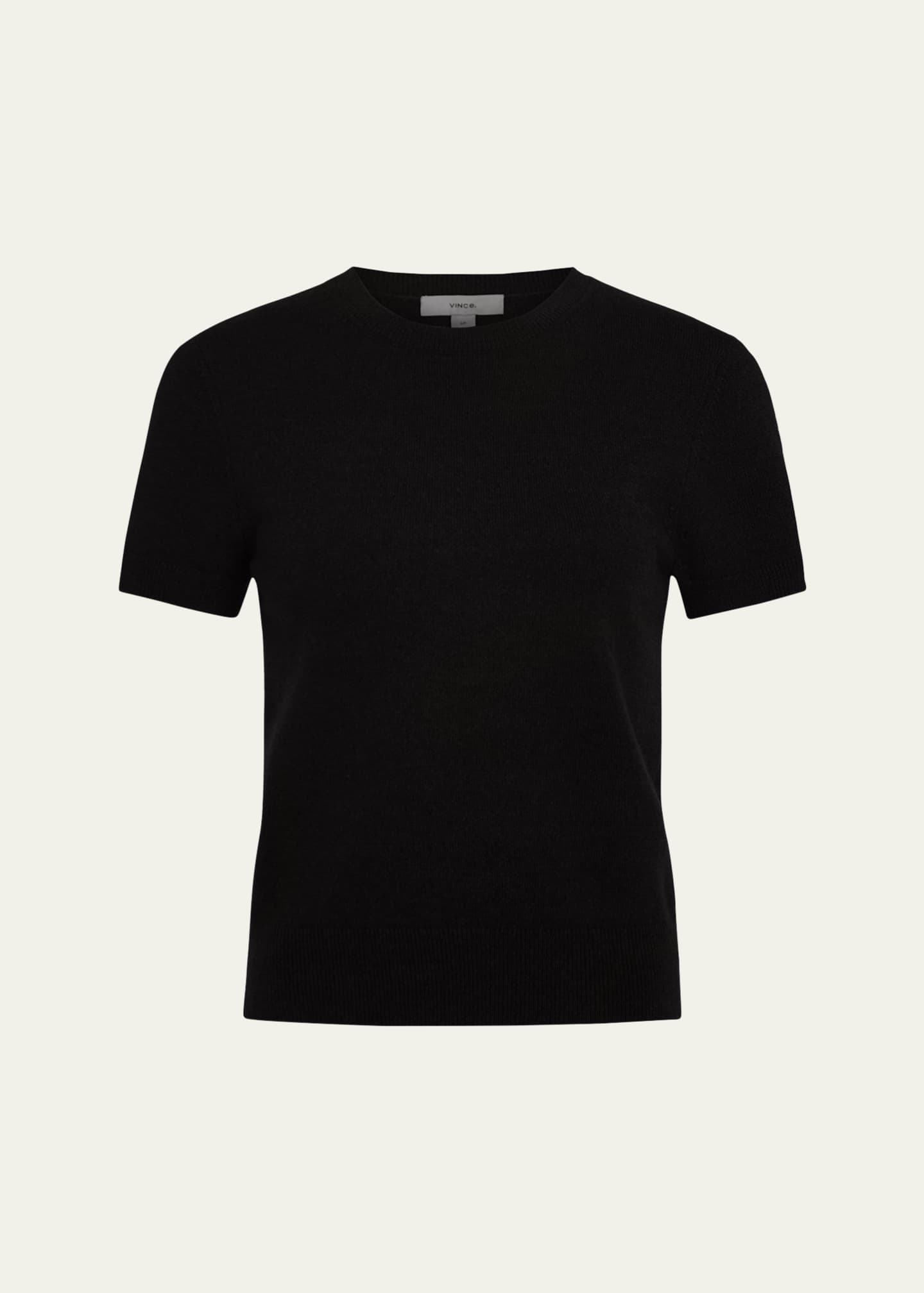 Vince Short-Sleeve Cashmere-Blend Tee - Bergdorf Goodman
