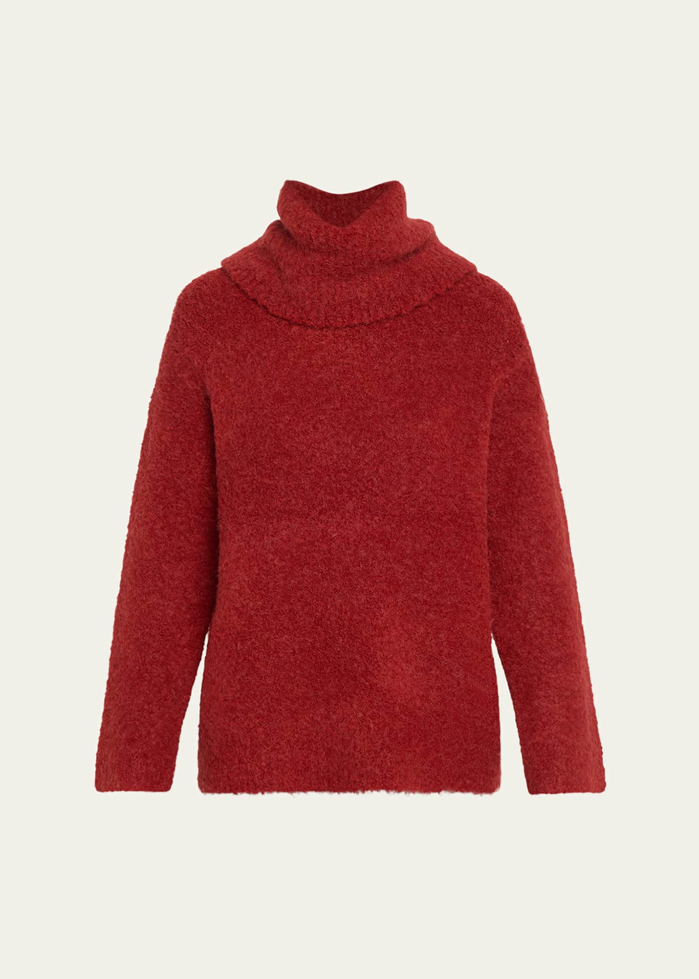 Vince Boucle Turtleneck Tunic Sweater - Bergdorf Goodman