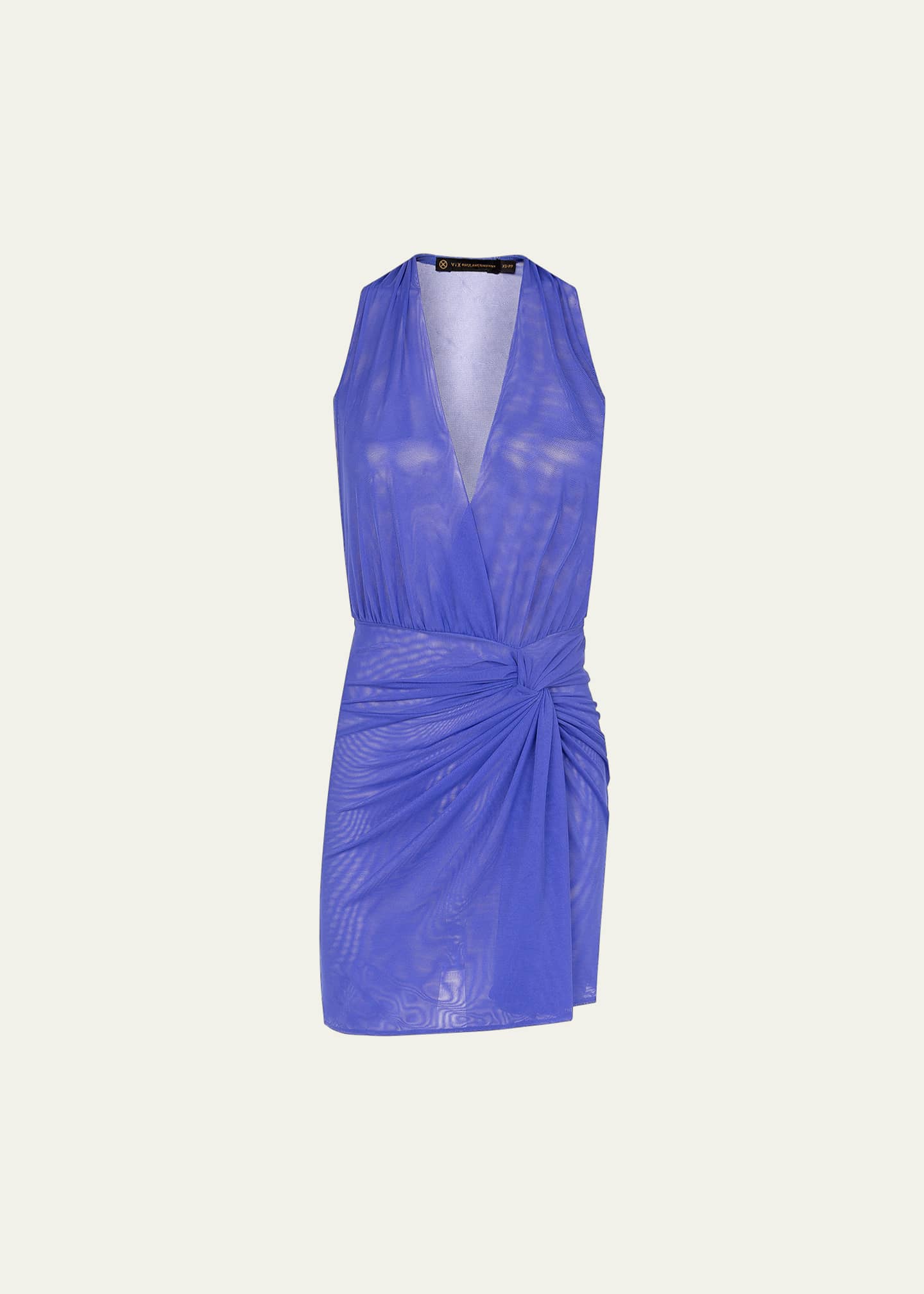 Vix Solid Karina Sheer Sun Dress Coverup - Bergdorf Goodman