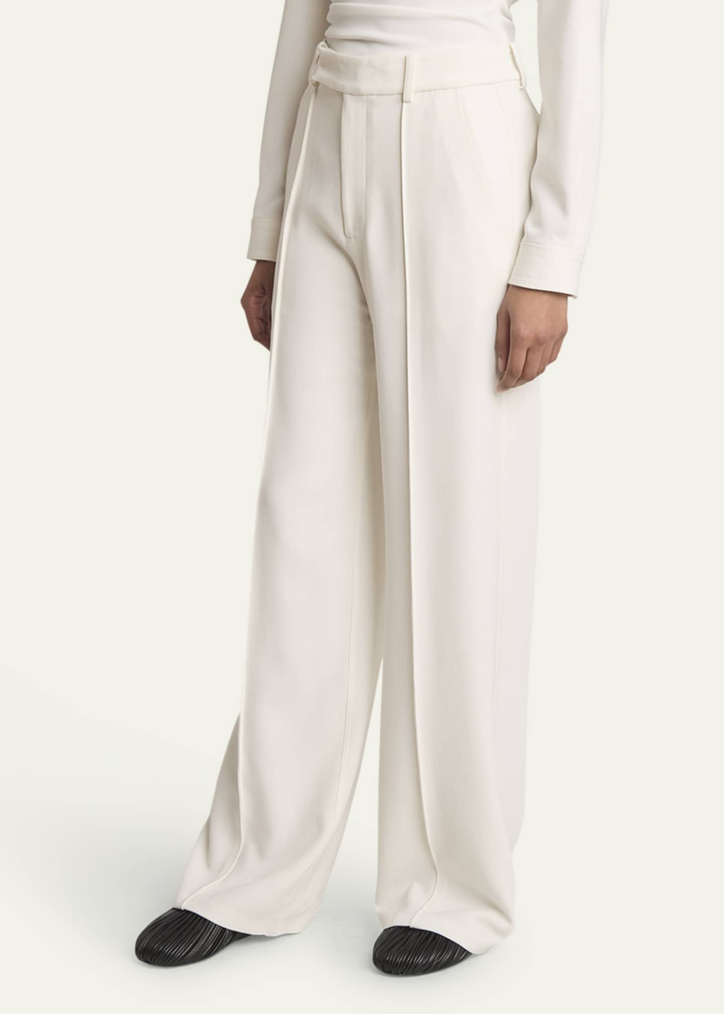 Proenza Schouler Weyes Wide Leg Pants - Bergdorf Goodman