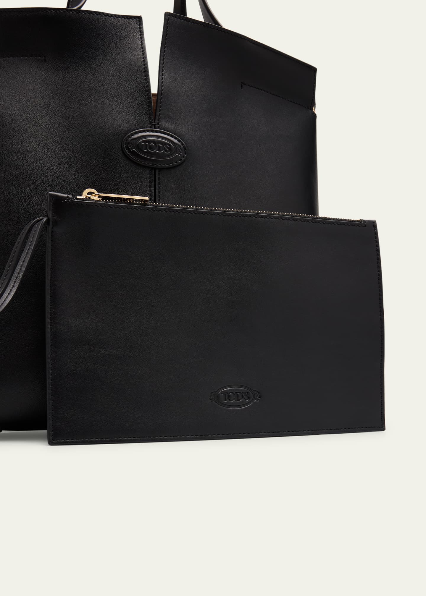 Tod's Small Leather Tote Bag - Bergdorf Goodman