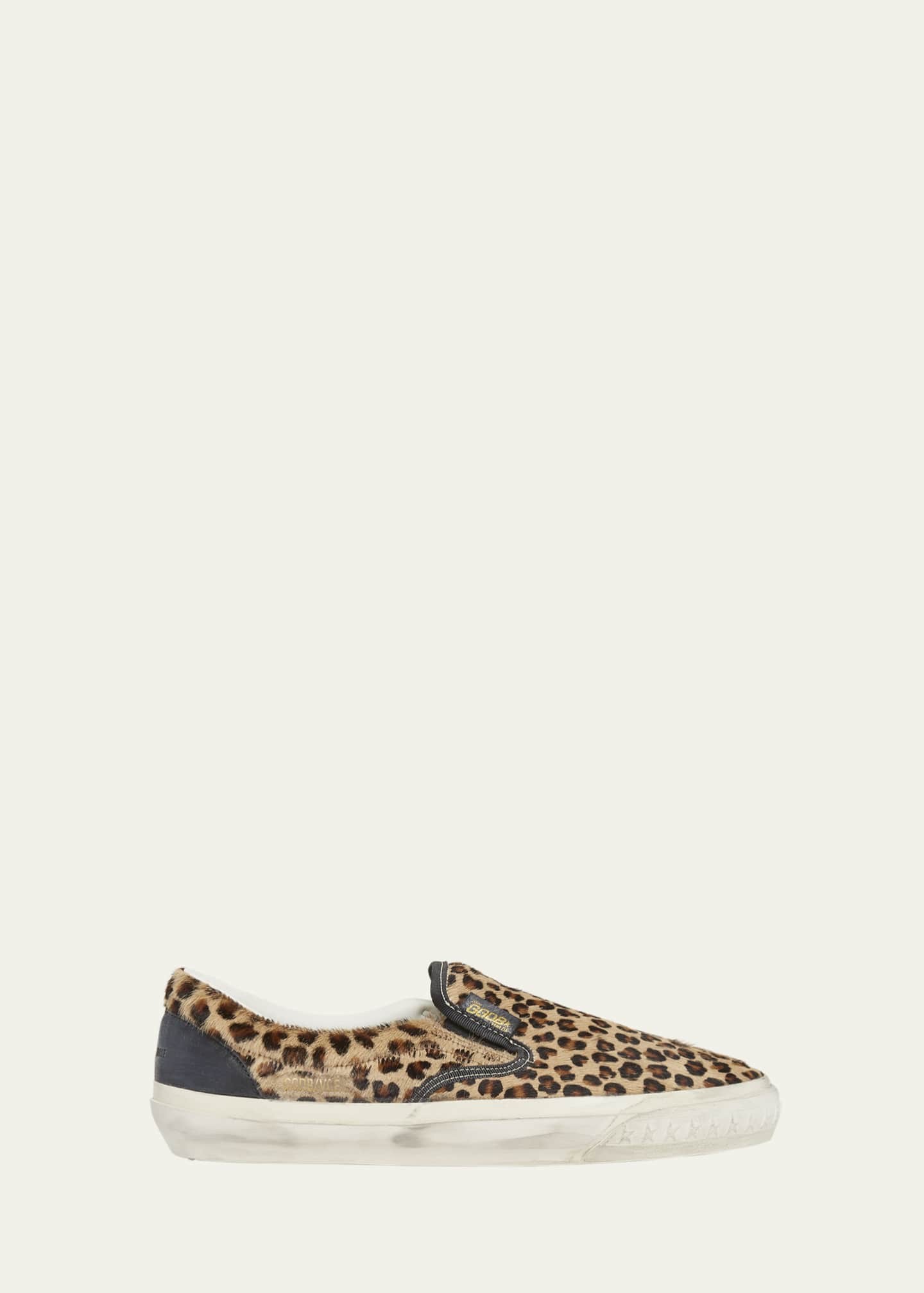 Golden Goose Men's VCE Cheetah-Print Slip-On Sneakers - Bergdorf Goodman