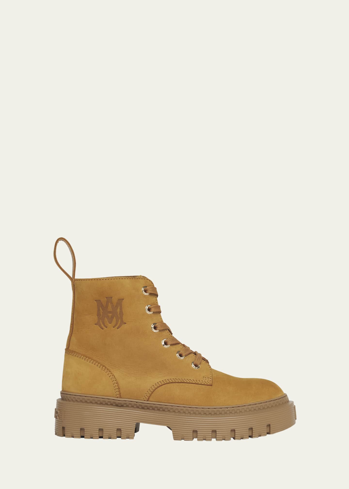 Amiri Men's MA Jumbo Leather Lace-Up Boots - Bergdorf Goodman
