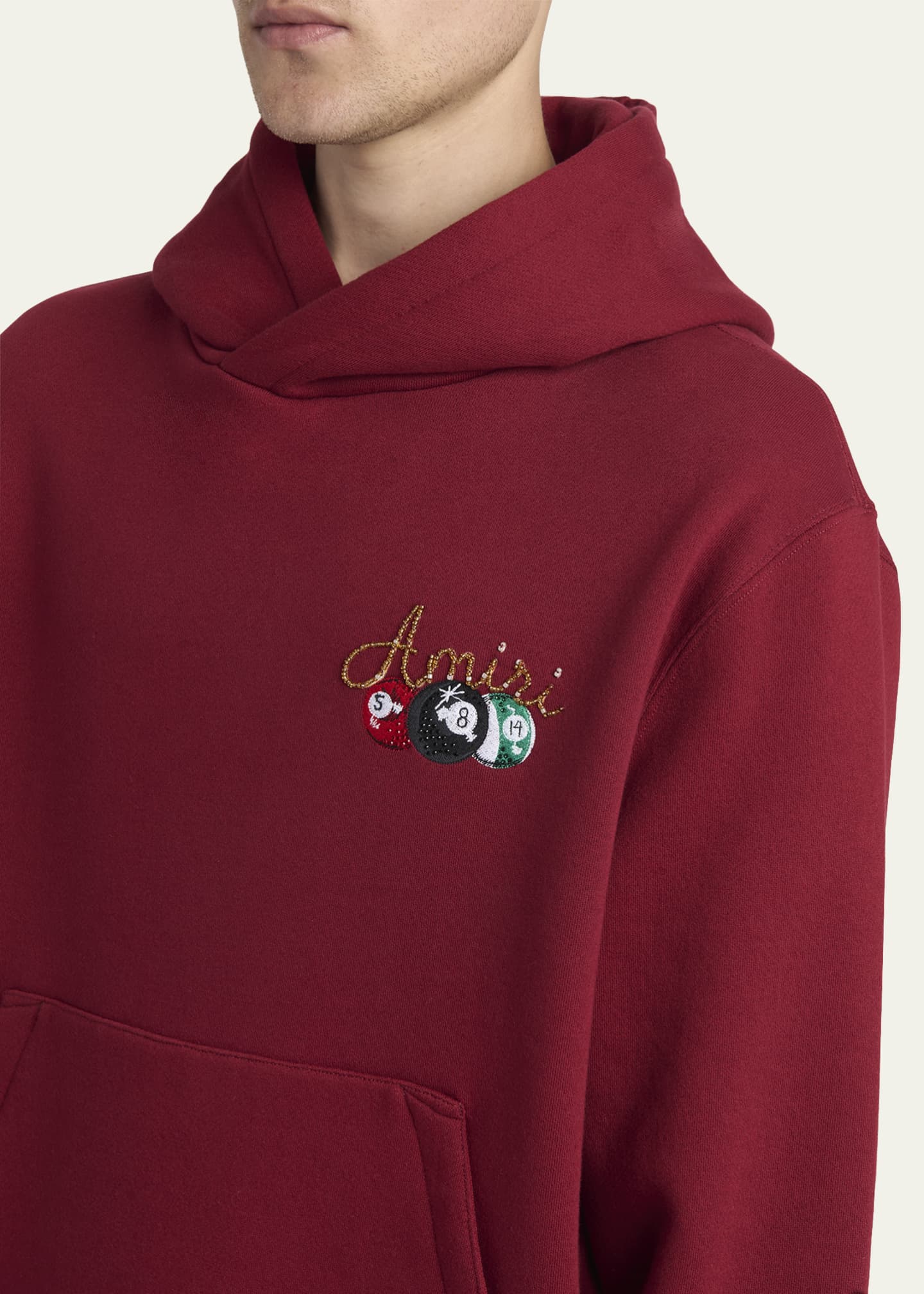 Amiri Men's Crystal Pool Cue Hoodie - Bergdorf Goodman