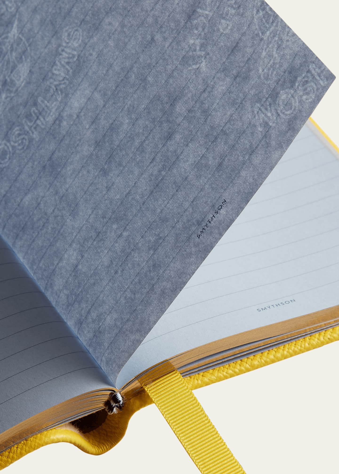 Smythson Chelsea Charm Four Leaf Clover Notebook in Panama Leather ...