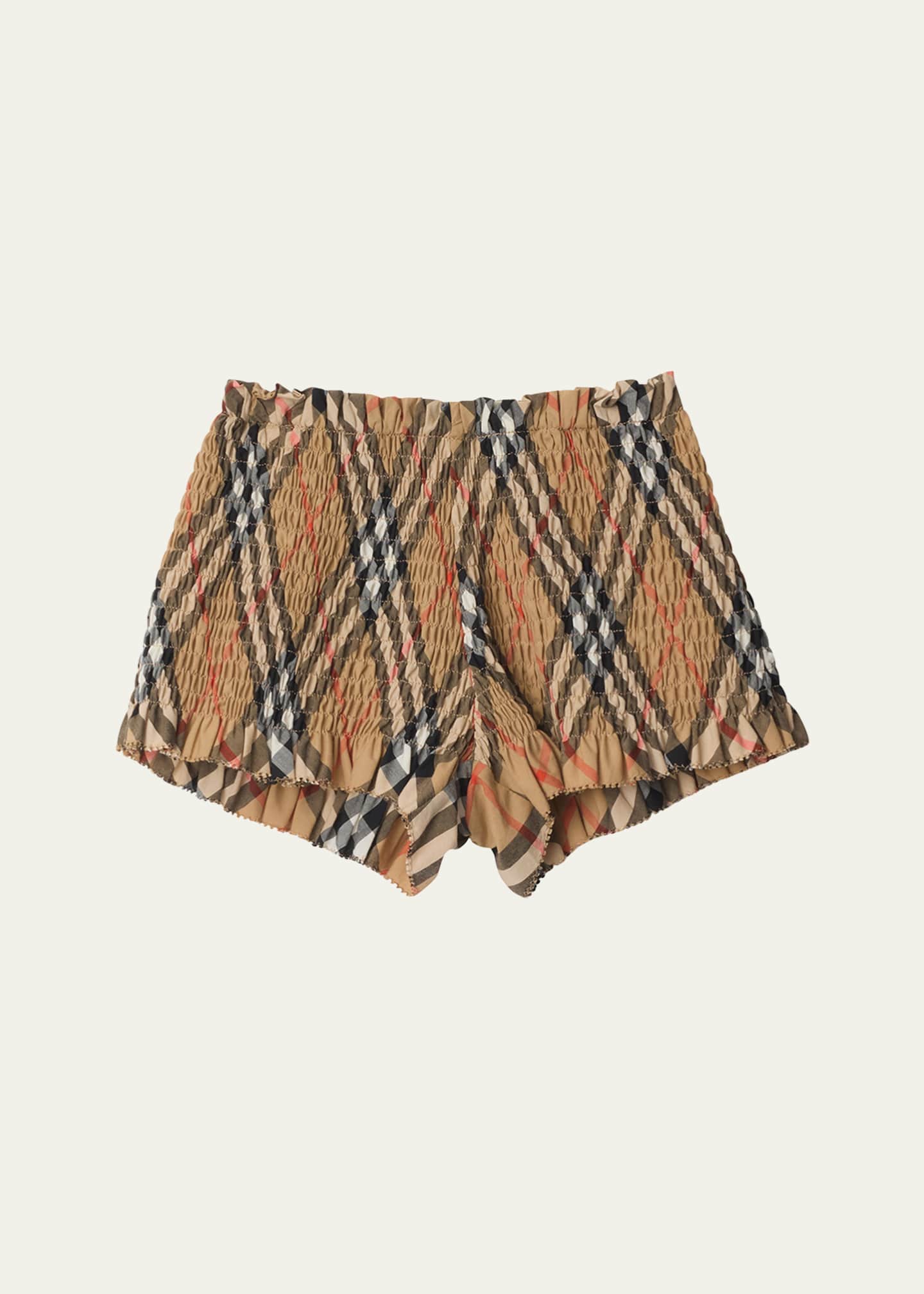 burberry pattern shorts