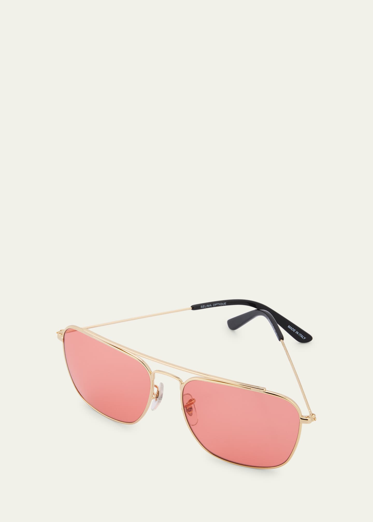 Selima Optique Lorenza Square Metal Sunglasses - Bergdorf Goodman