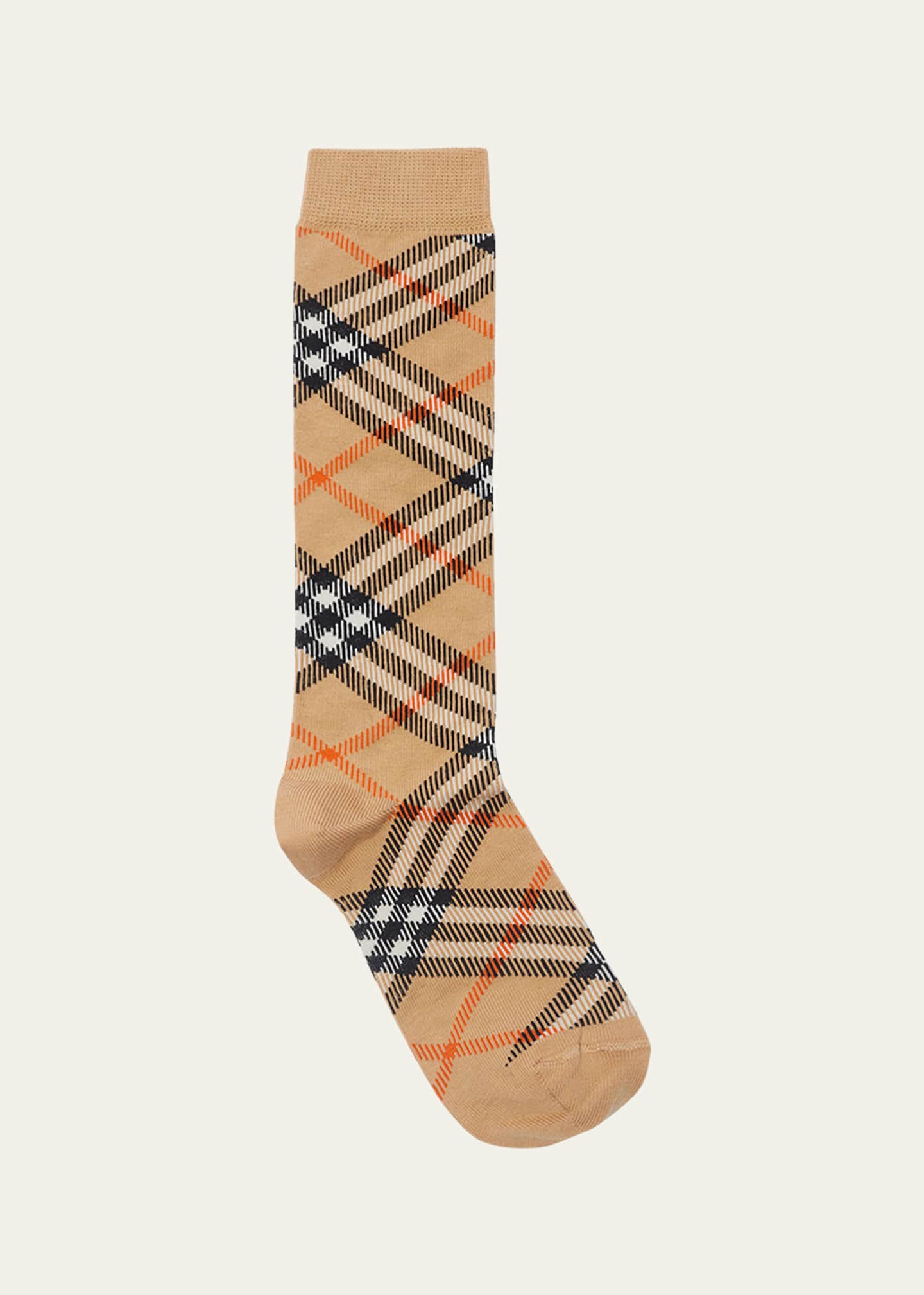 Burberry Kid's Check-Print Socks, Size S-L - Bergdorf Goodman