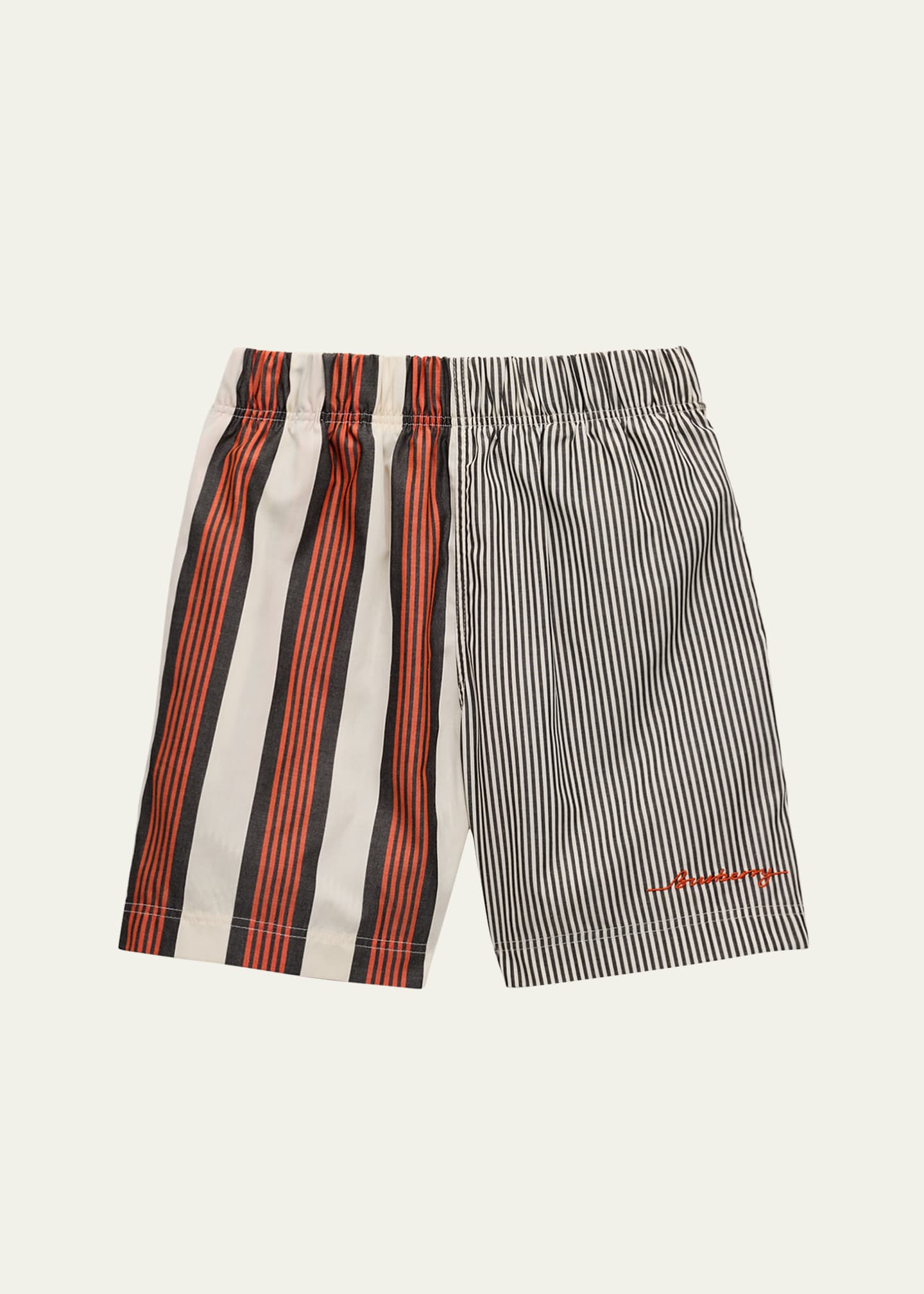 Burberry Boy's Felix Mixed Striped Shorts, Size 3-14 - Bergdorf Goodman