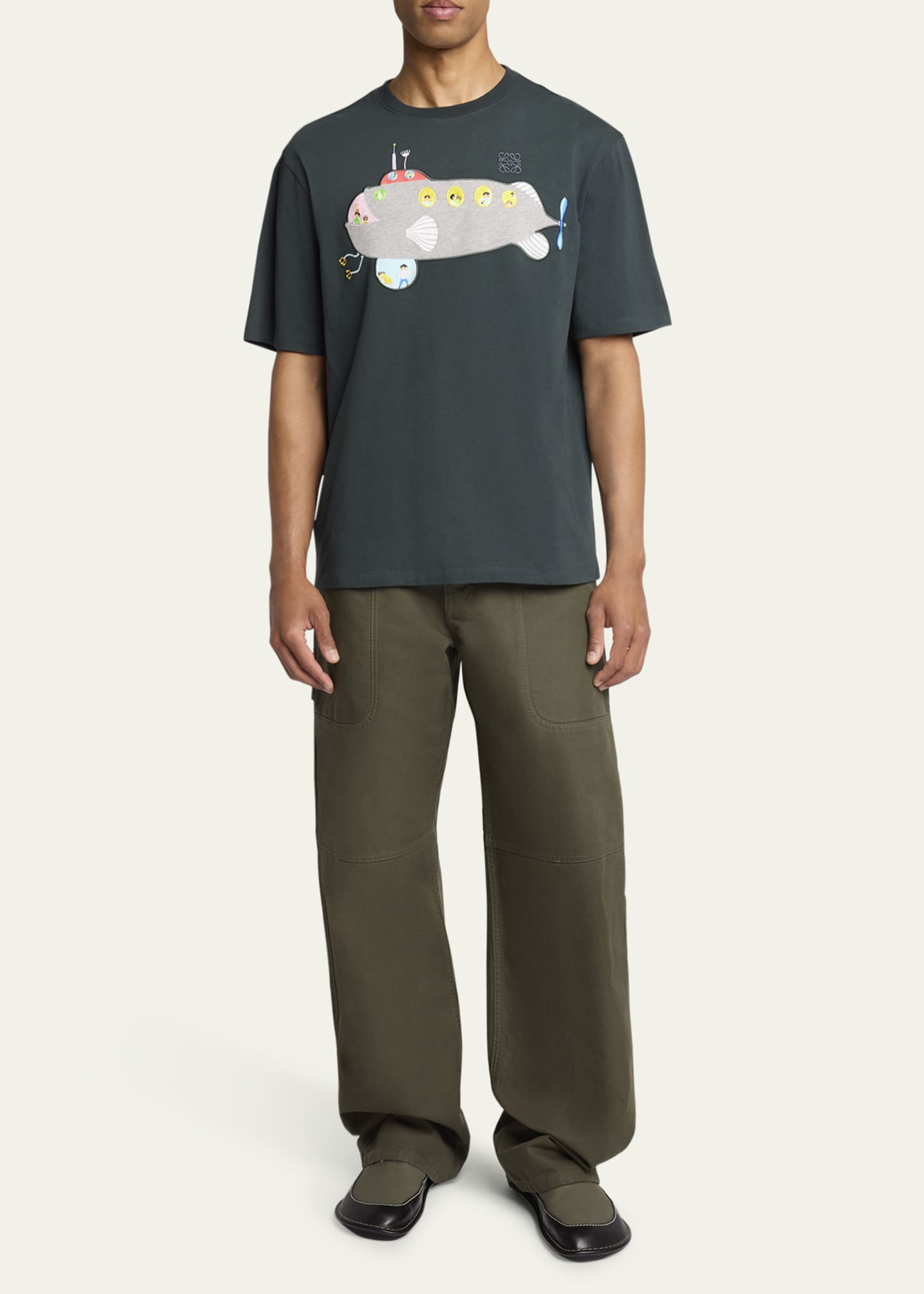 Loewe x Suna Fujita Men's Submarine T-Shirt - Bergdorf Goodman