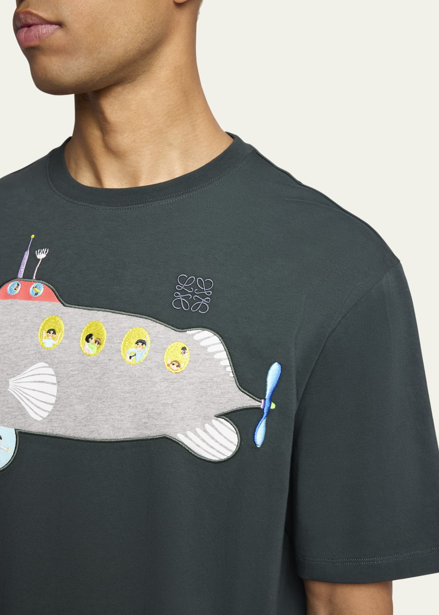 Loewe x Suna Fujita Men's Submarine T-Shirt - Bergdorf Goodman