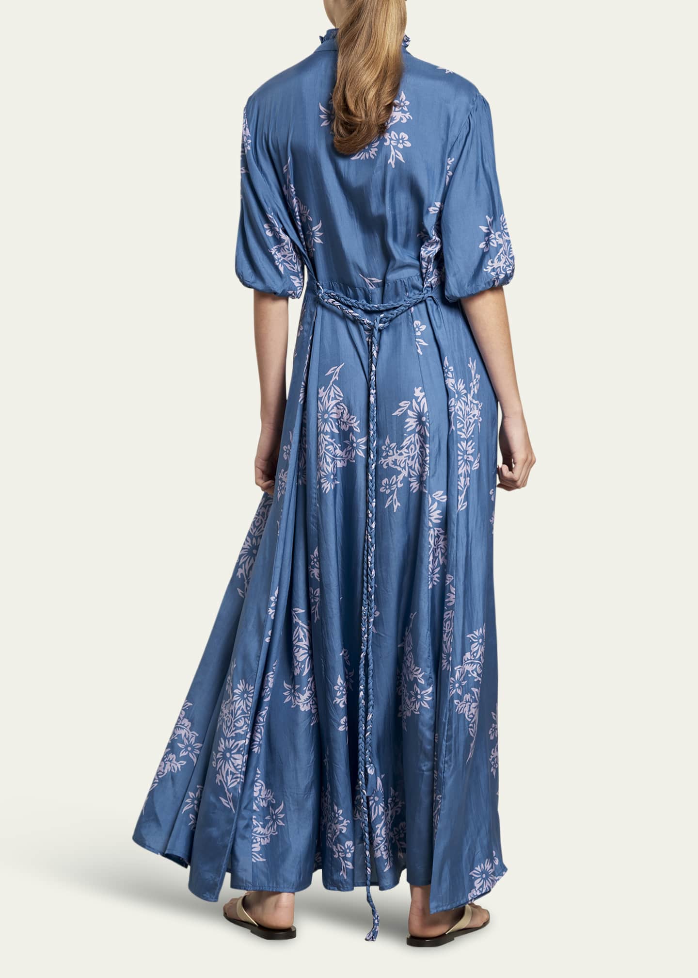 Hannah Artwear Oceanus Belted Maxi Dress - Bergdorf Goodman