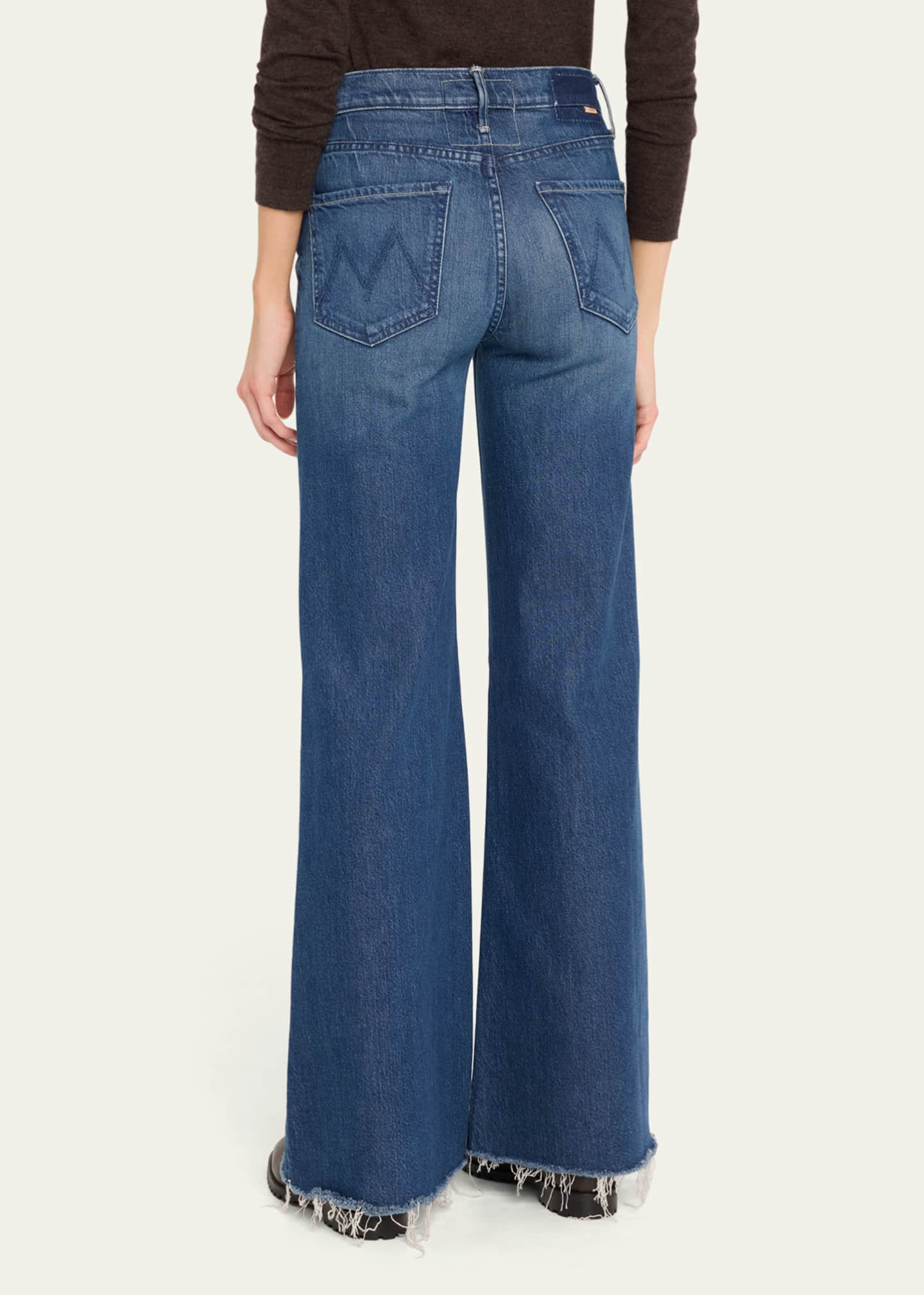 MOTHER The Twister Sneak Fray Jeans - Bergdorf Goodman