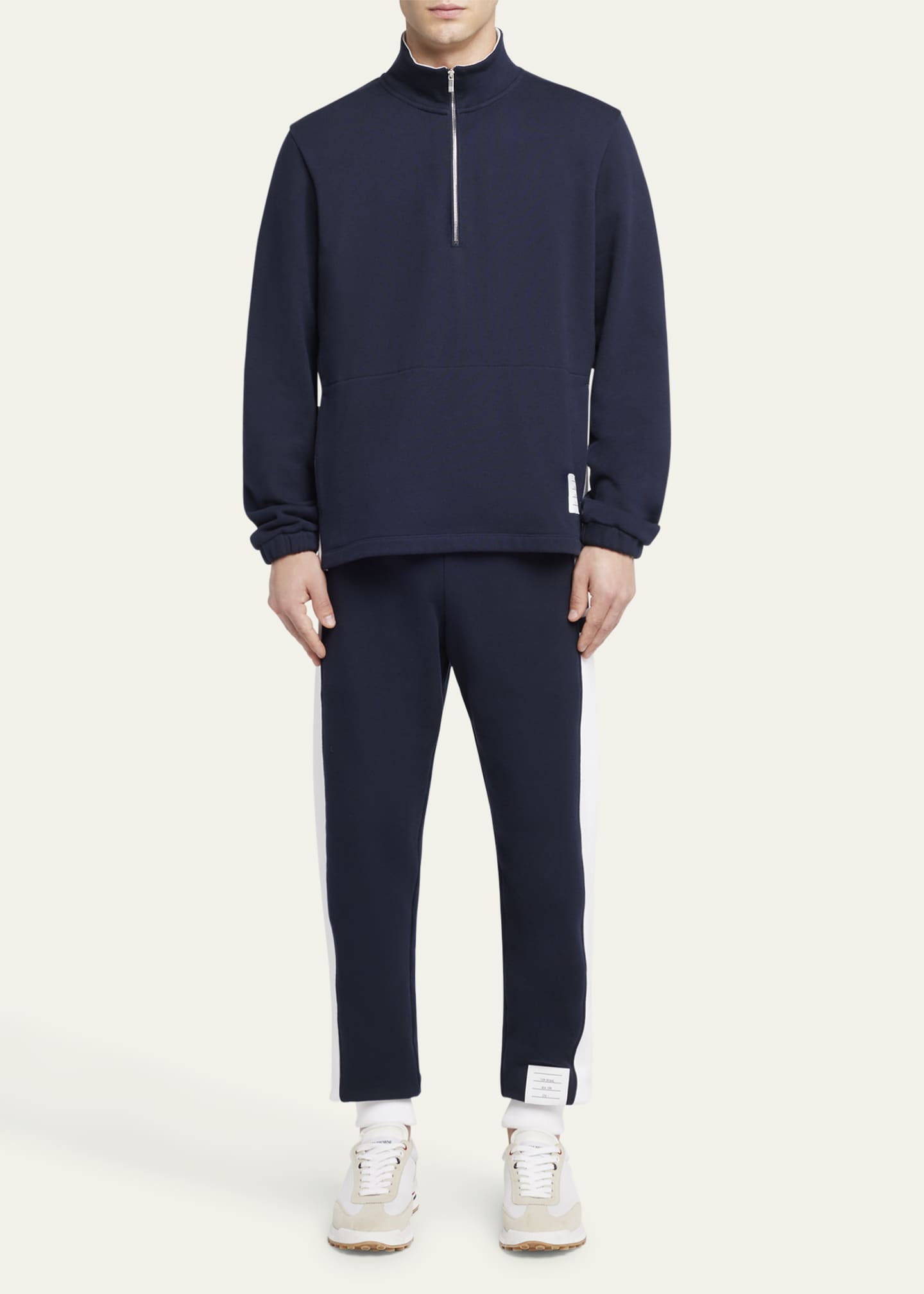 Thom Browne Men's 4-Bar Colorblock Sweatpants - Bergdorf Goodman