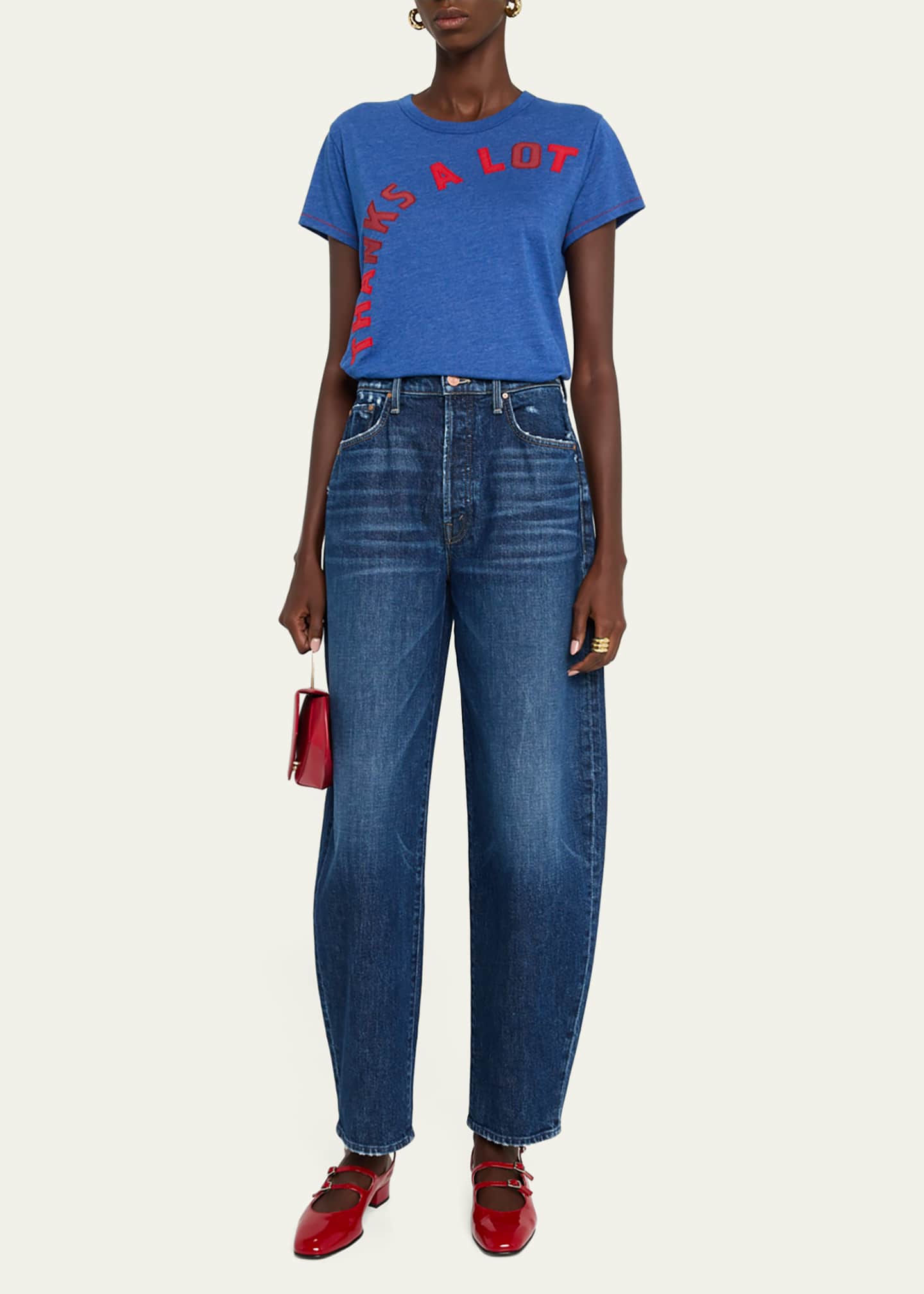 MOTHER The Lil' Goodie Goodie Tee - Bergdorf Goodman