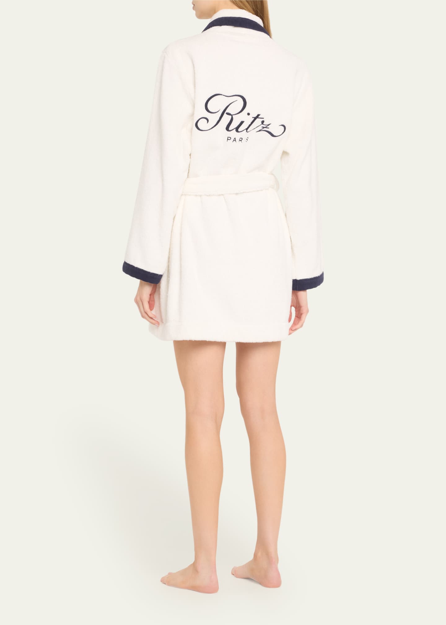 FRAME x Ritz Paris Cotton-Terry Bathrobe - Bergdorf Goodman
