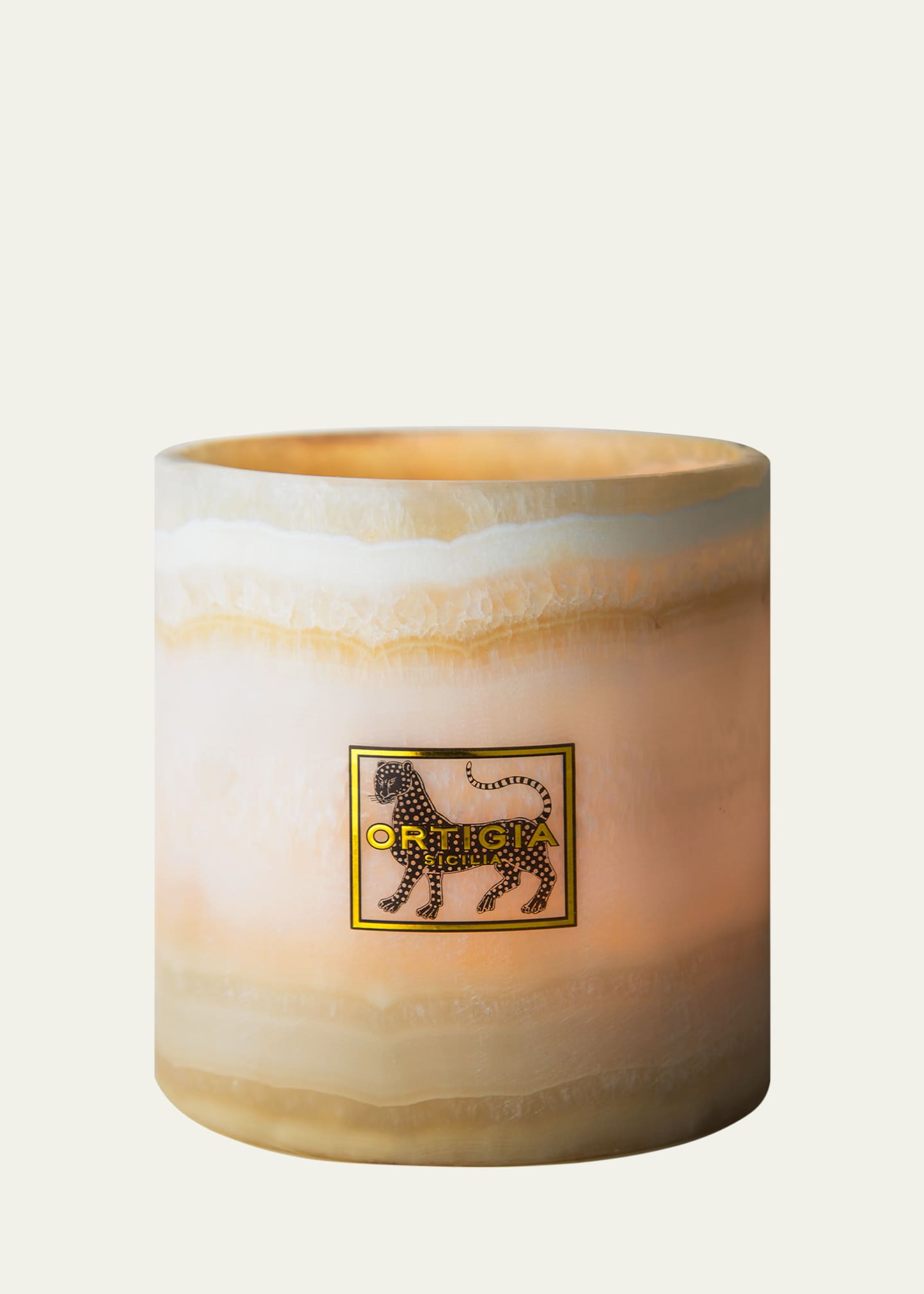 Ortigia Ambra Nera Alabaster Candle, 35 oz. - Bergdorf Goodman