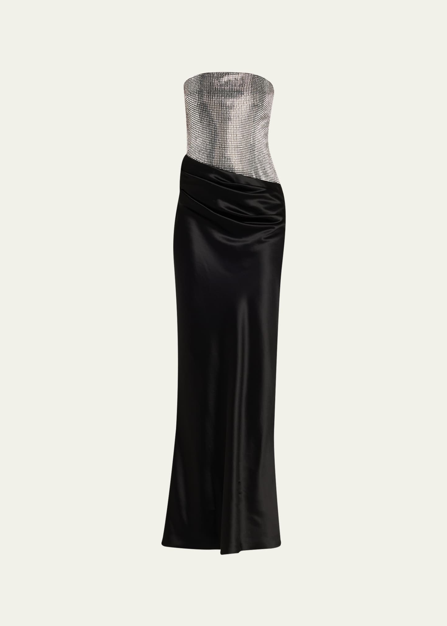 Retrofete Alexandra Strapless Sequin Draped Dress - Bergdorf Goodman