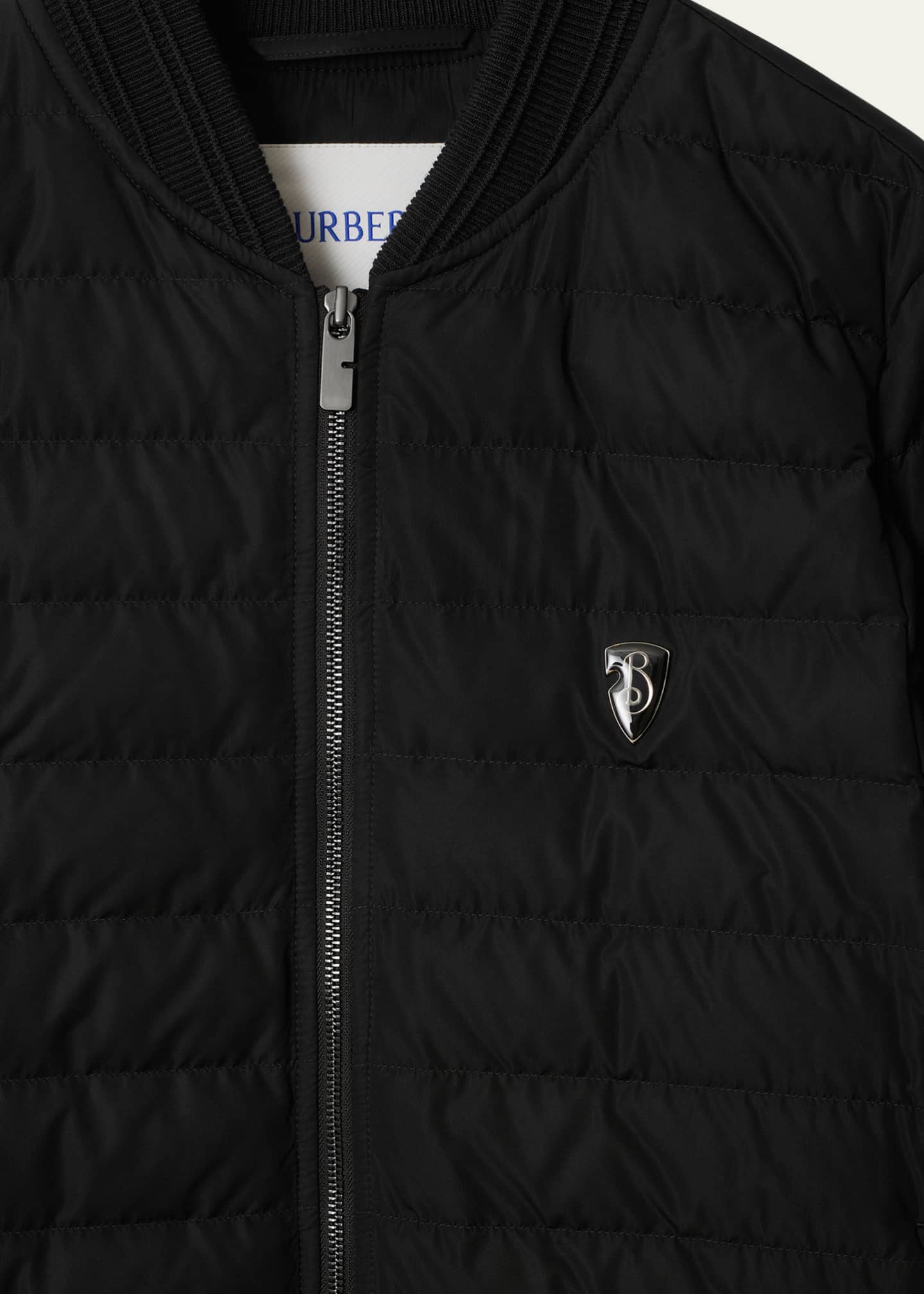 Burberry Men's Down Bomber Jacket - Bergdorf Goodman