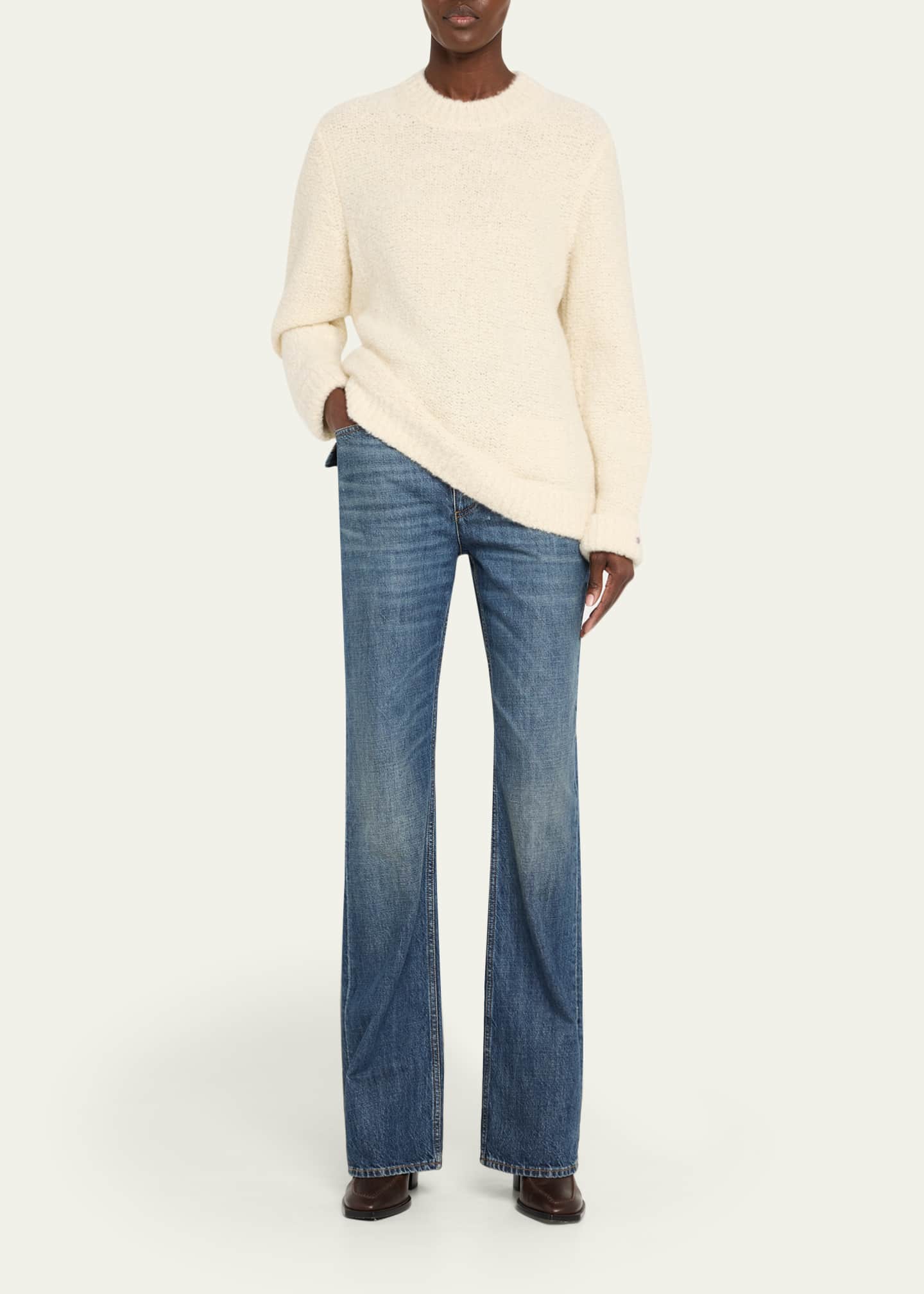 God's True Cashmere Cloud Boucle Cashmere Sweater - Bergdorf Goodman