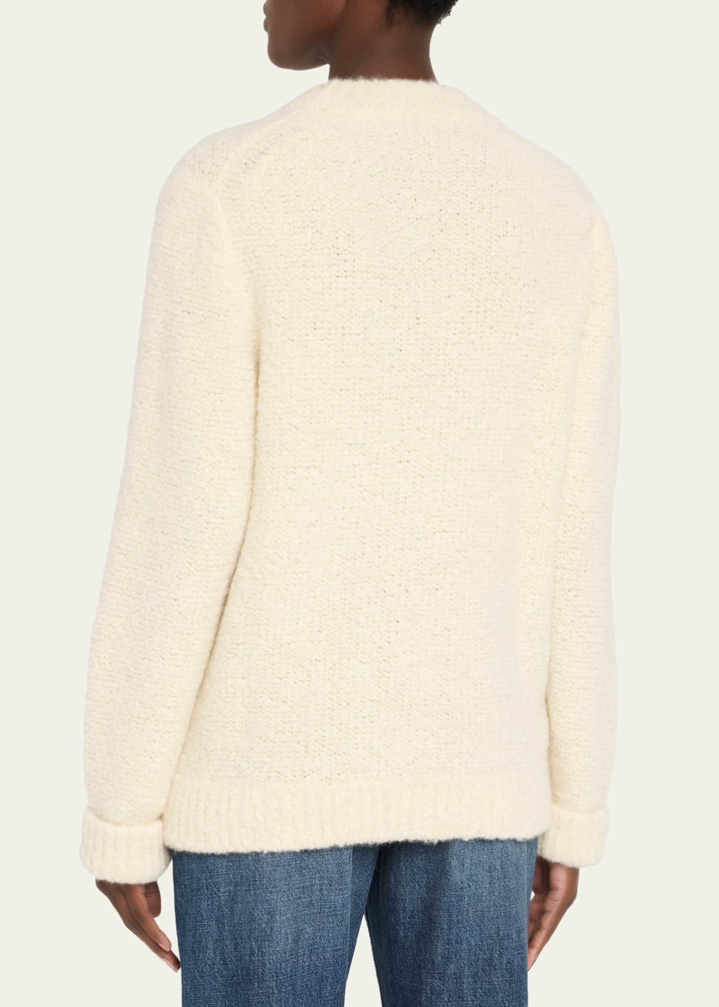 God's True Cashmere Cloud Boucle Cashmere Sweater - Bergdorf Goodman