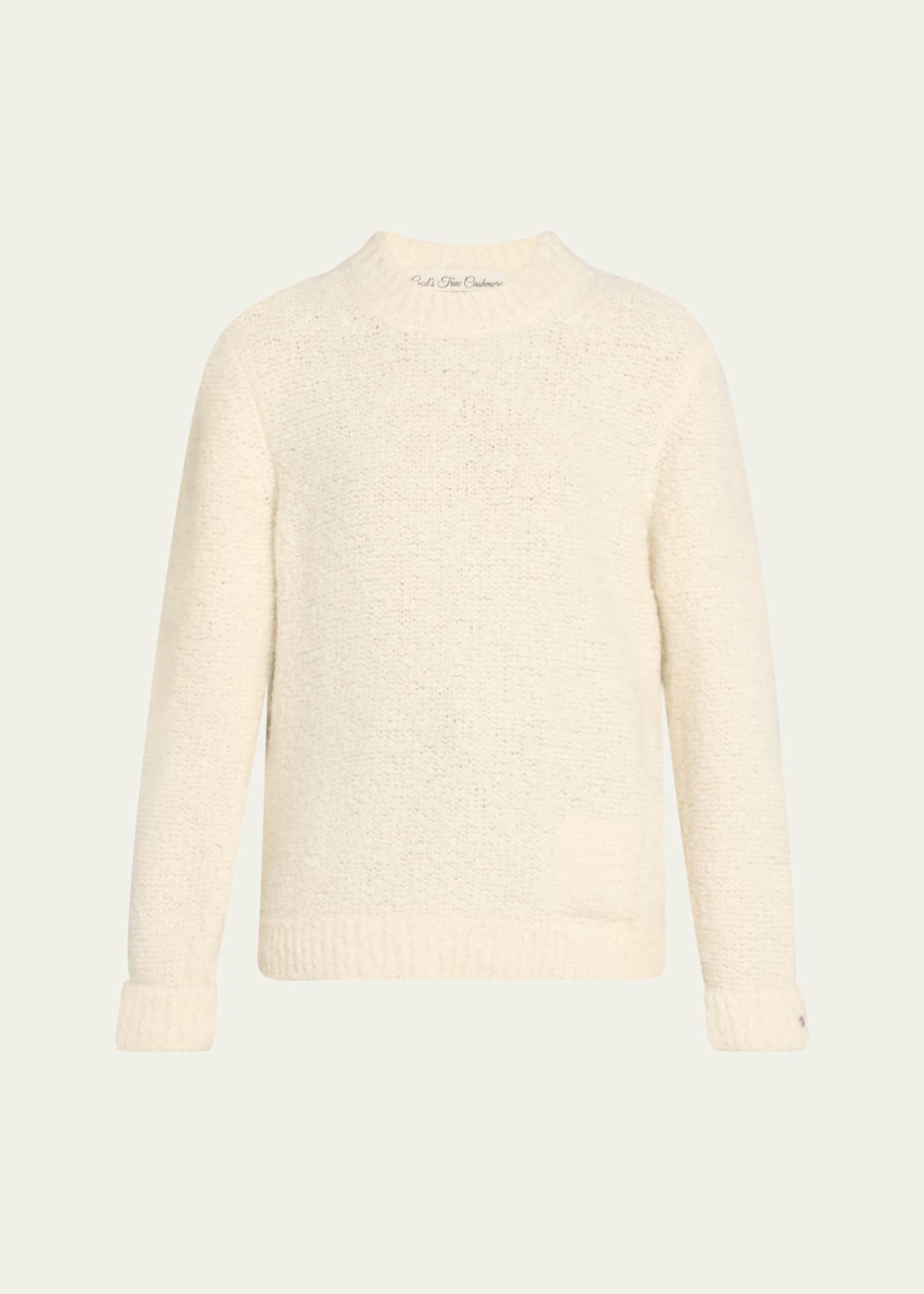 God's True Cashmere Cloud Boucle Cashmere Sweater - Bergdorf Goodman