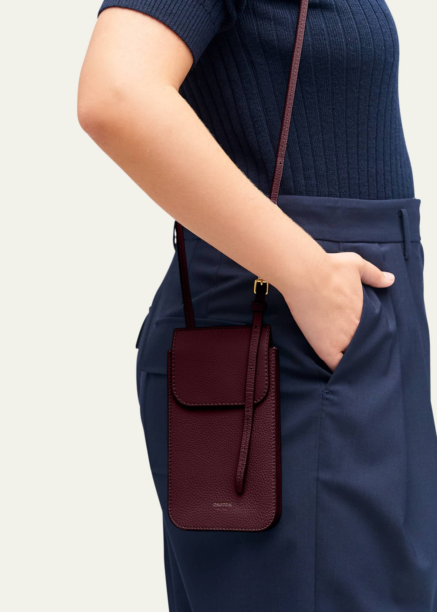 Oroton Margot Phone Leather Crossbody Bag - Bergdorf Goodman