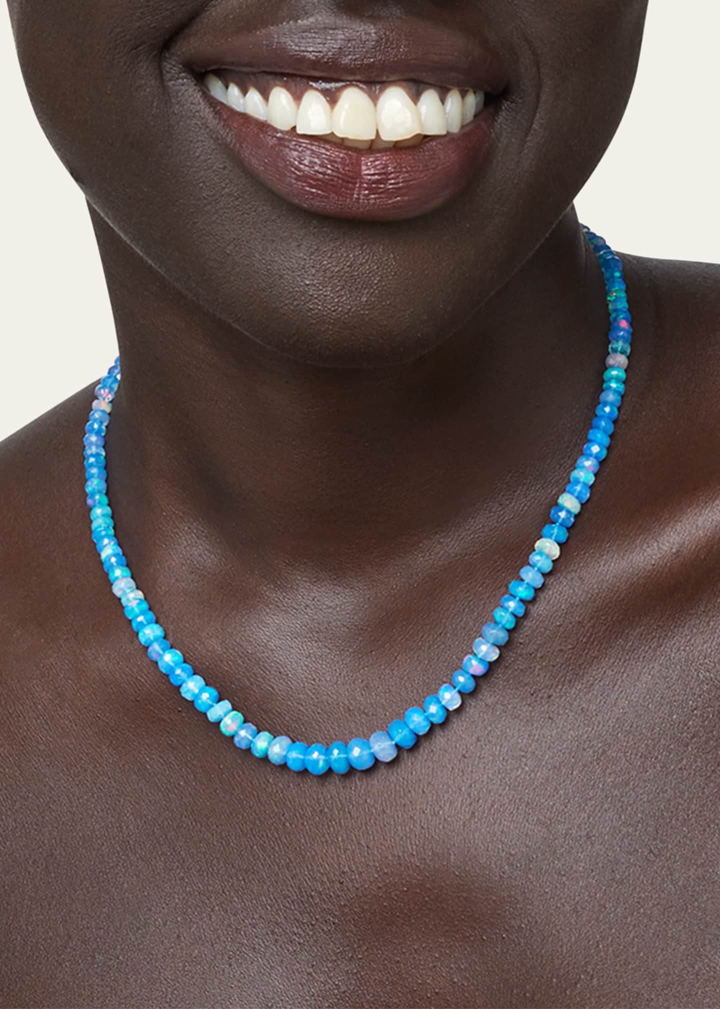 JIA JIA Blue Faceted Large Opal Necklace - Bergdorf Goodman