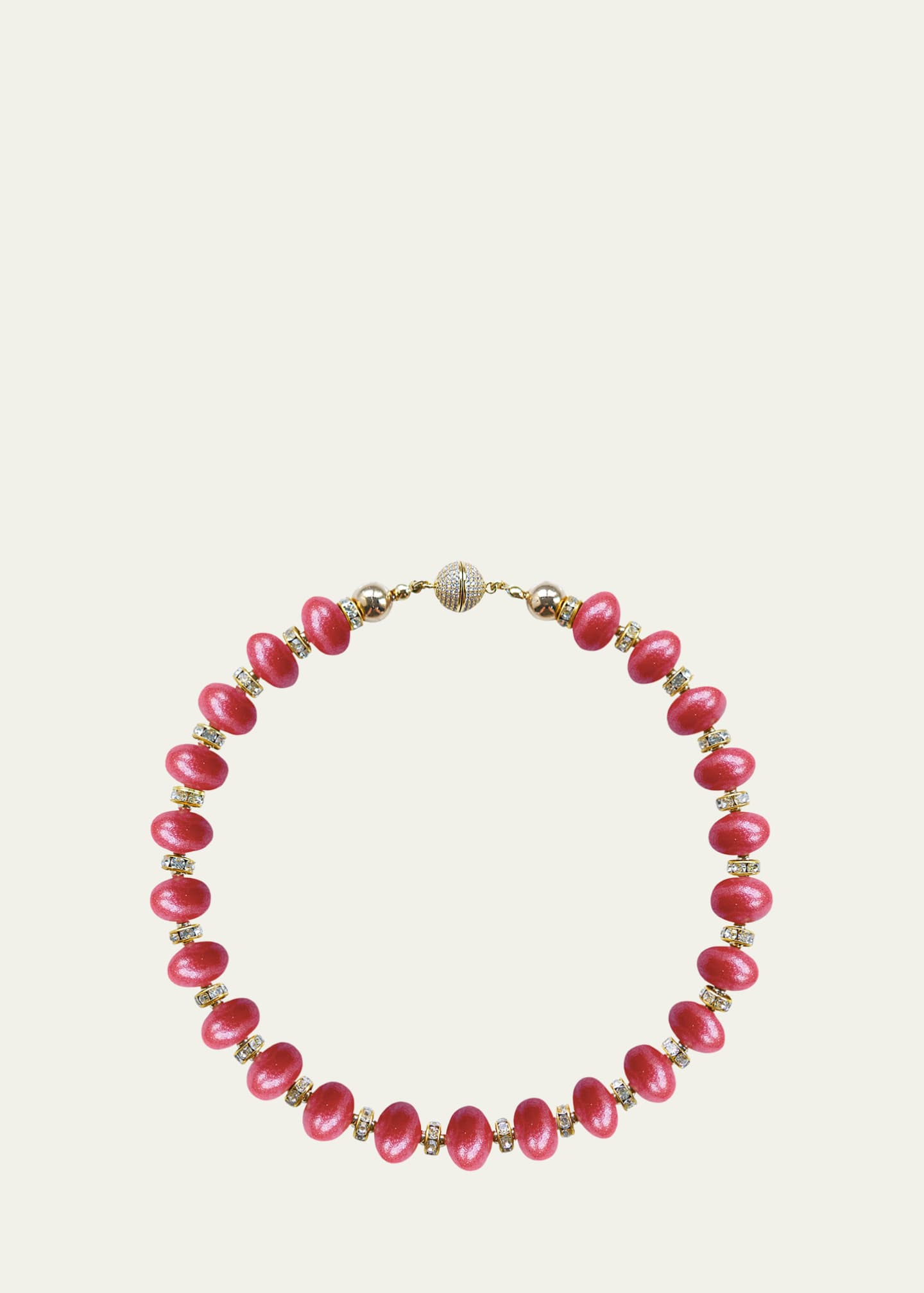 Saule Label Mika Coral Sunset Necklace, 16"L - Bergdorf Goodman