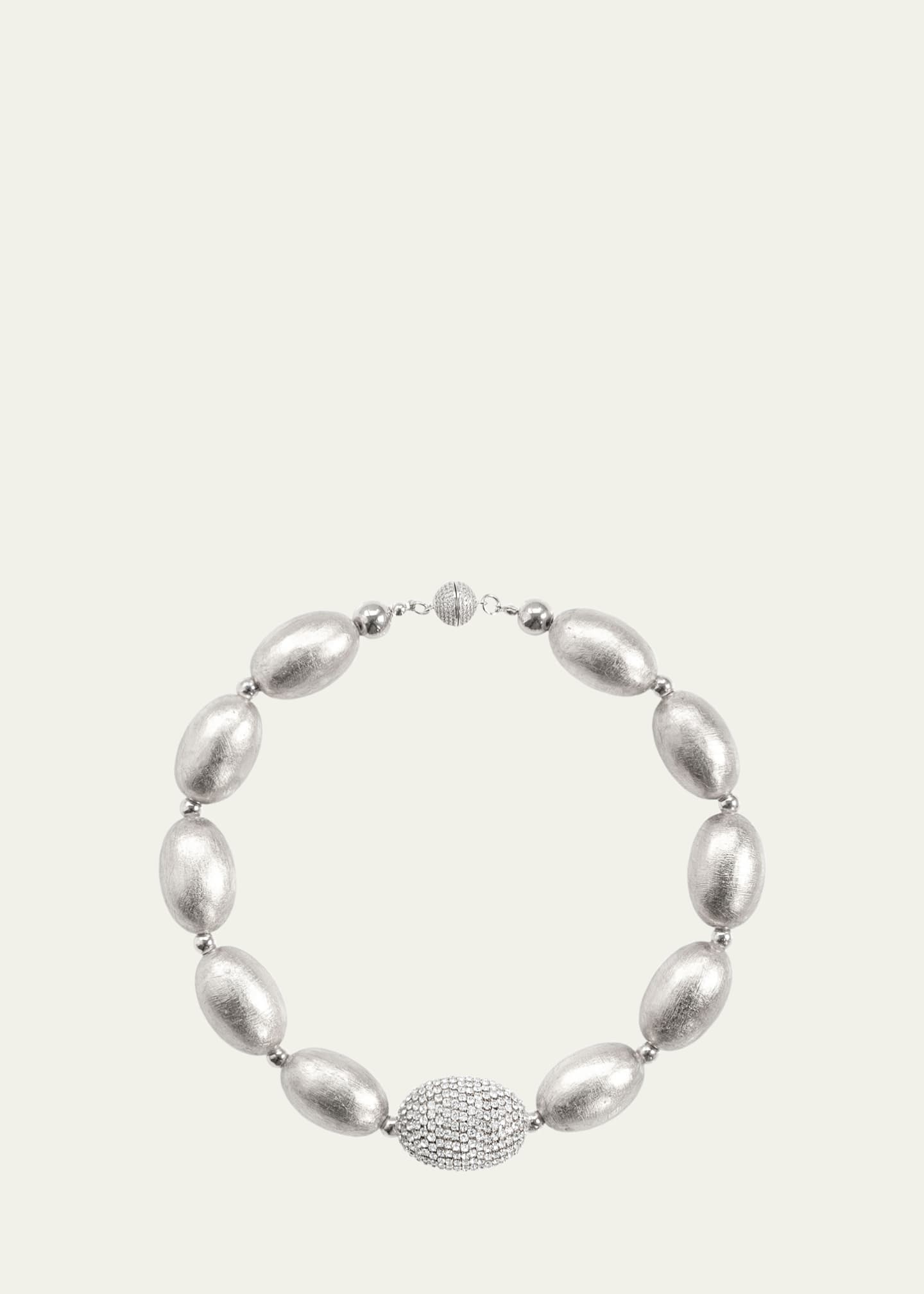 Saule Label Cherie 18" Necklace in Silver Sheer - Bergdorf Goodman