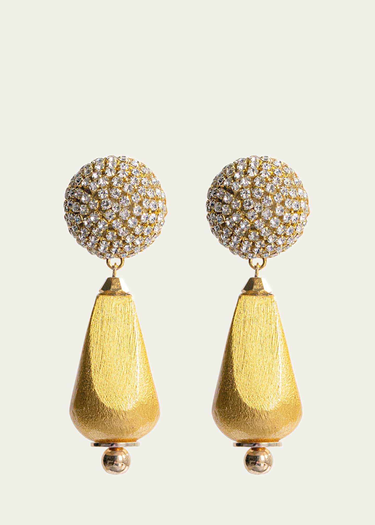 Saule Label Dalia Earrings in Gilded Gold - Bergdorf Goodman