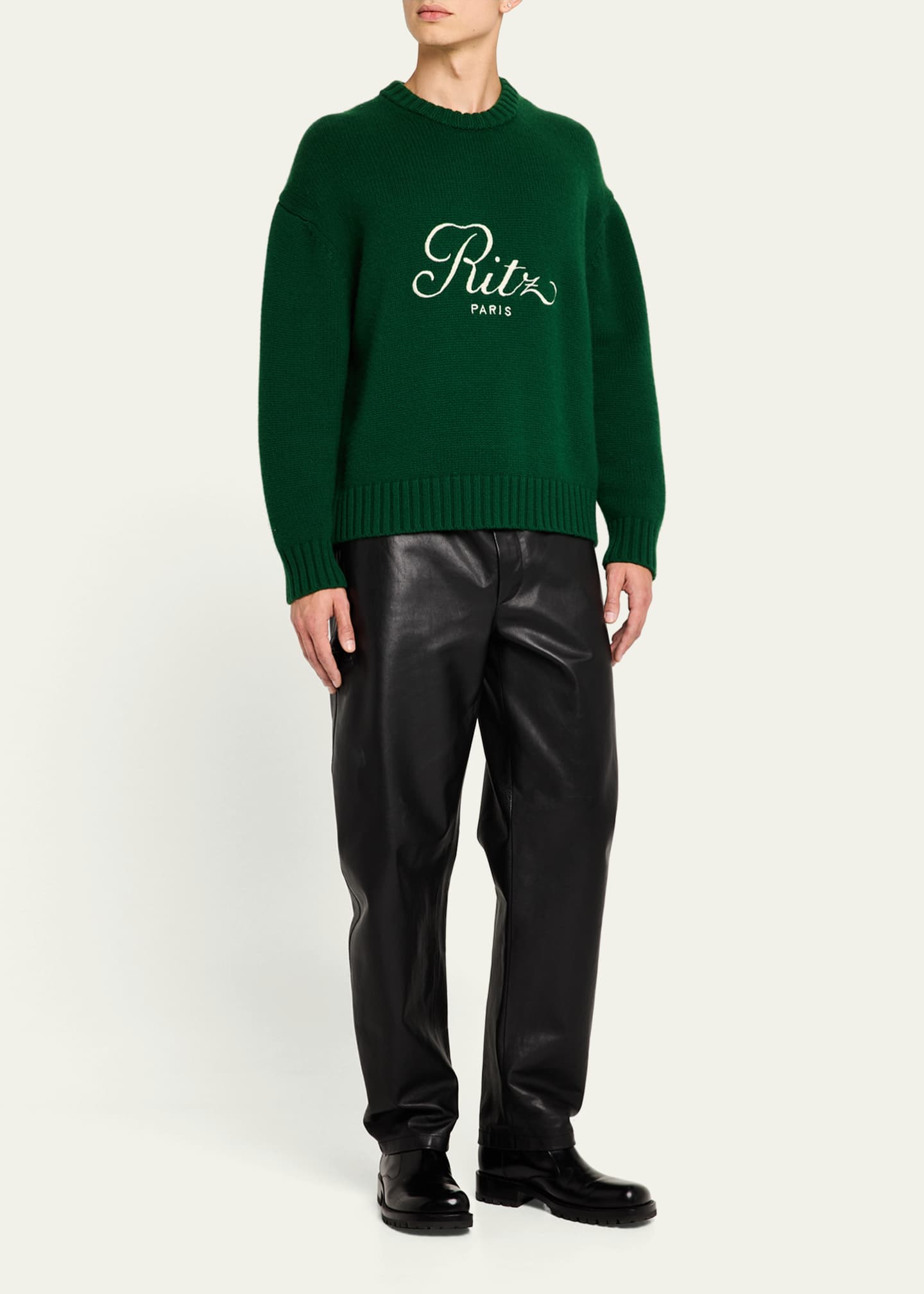 FRAME x Ritz Paris x Ritz Paris Men's Cashmere Sweater - Bergdorf Goodman