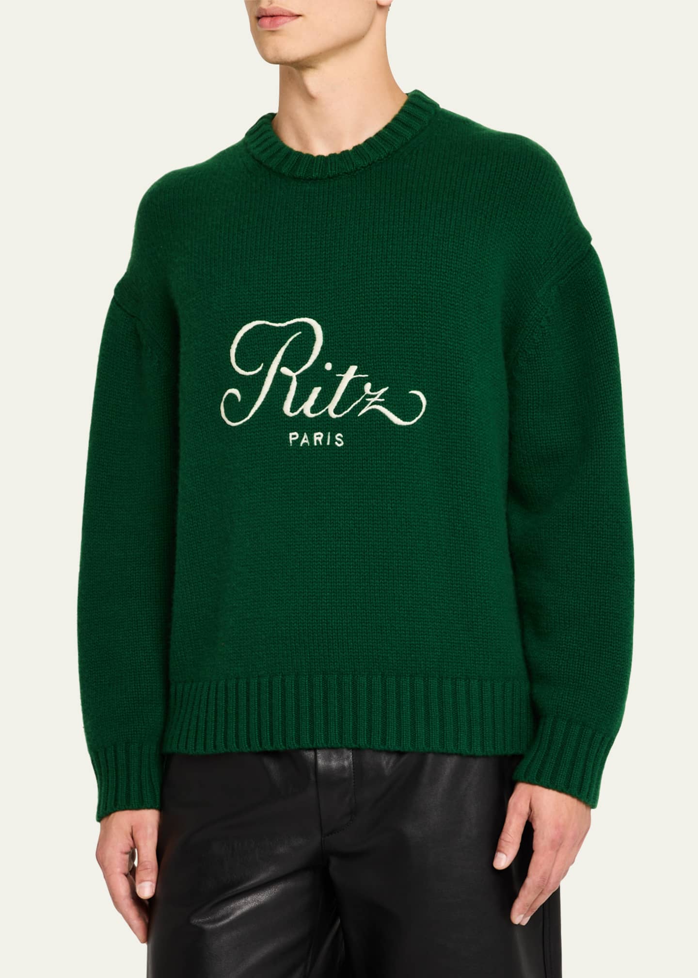 FRAME x Ritz Paris x Ritz Paris Men's Cashmere Sweater - Bergdorf Goodman