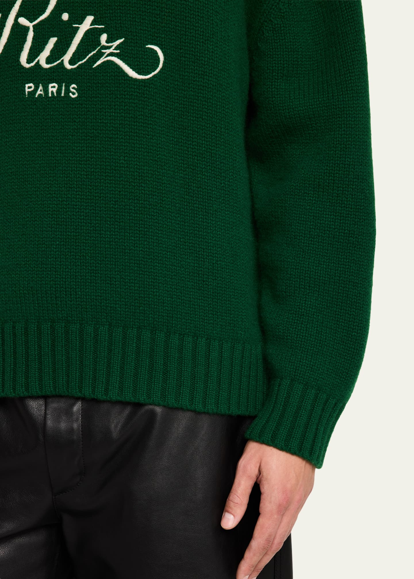 FRAME x Ritz Paris x Ritz Paris Men's Cashmere Sweater - Bergdorf Goodman