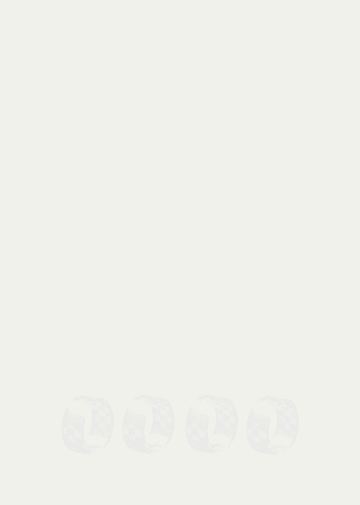 MacKenzie-Childs Clear Check Napkin Ring Set of 4 - Bergdorf Goodman