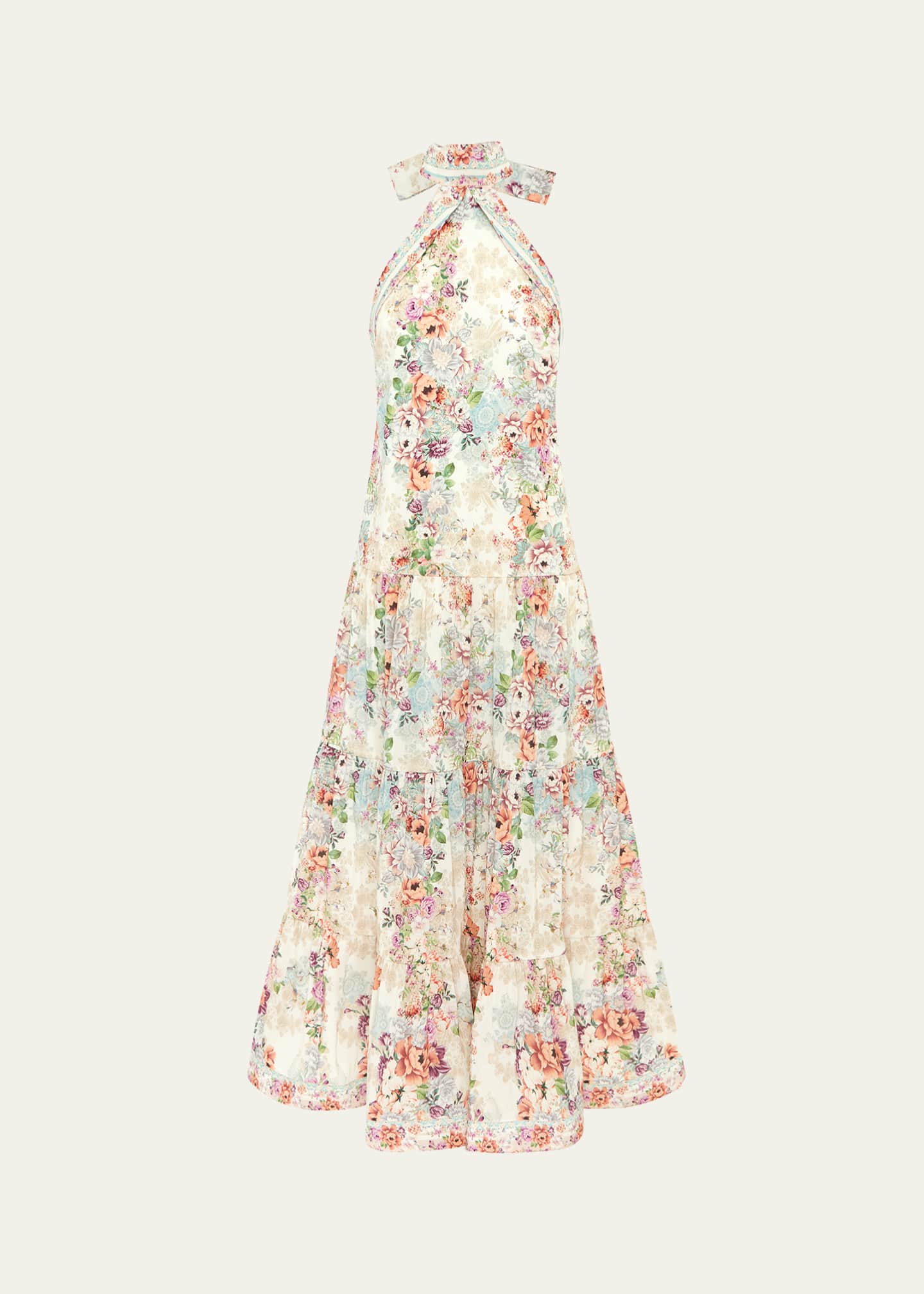 Aqua Blu Australia Evelyn Backless Halter Maxi Dress Bergdorf Goodman