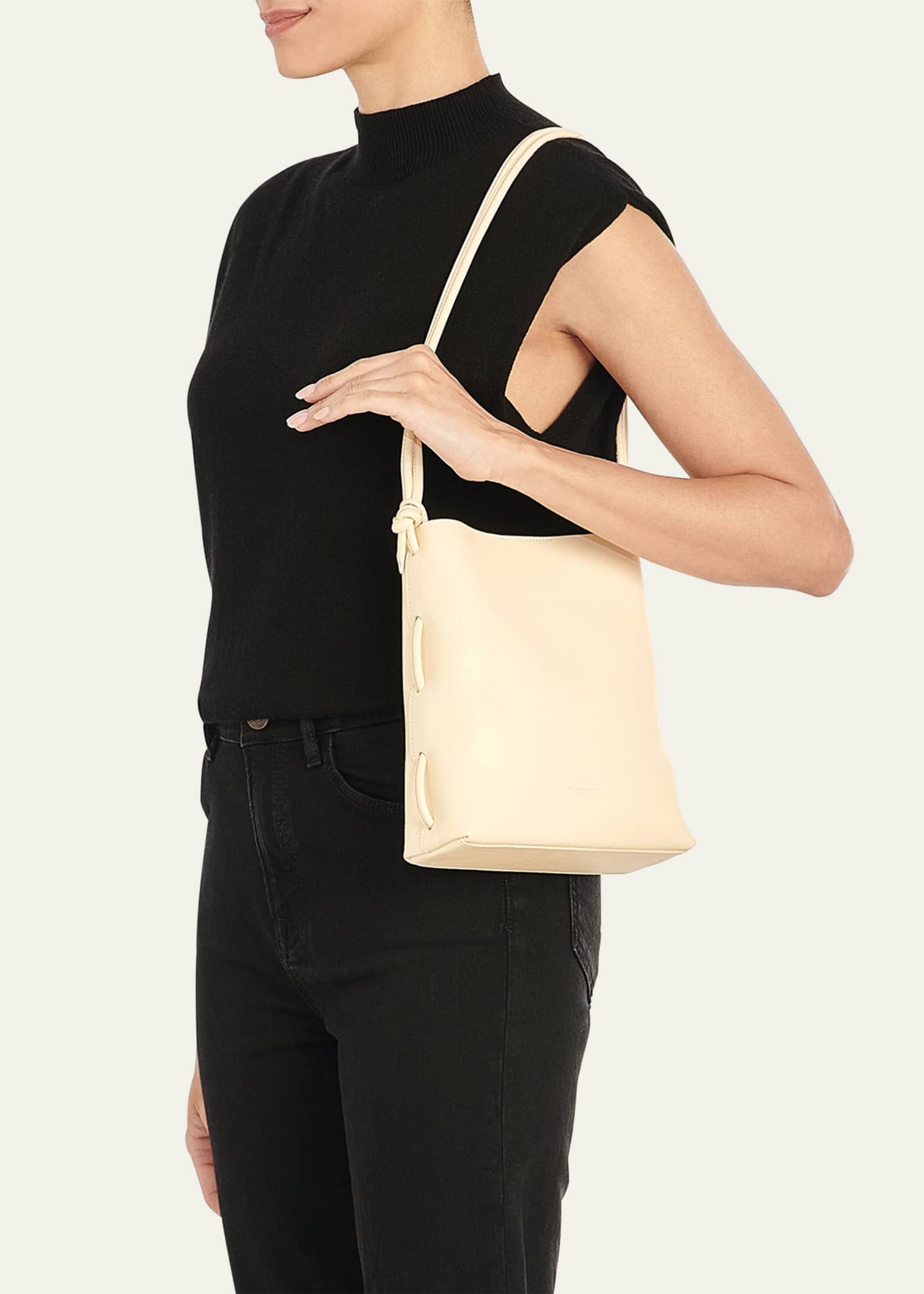 Il Bisonte Snodo Knot Leather Shoulder Bag - Bergdorf Goodman