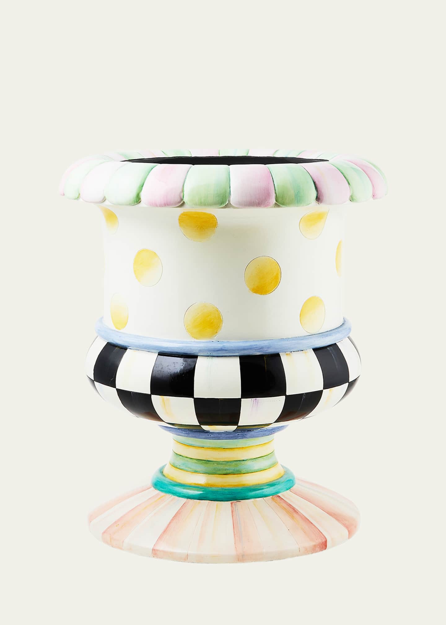 MacKenzie-Childs Rosy Meadow Small Urn - Bergdorf Goodman