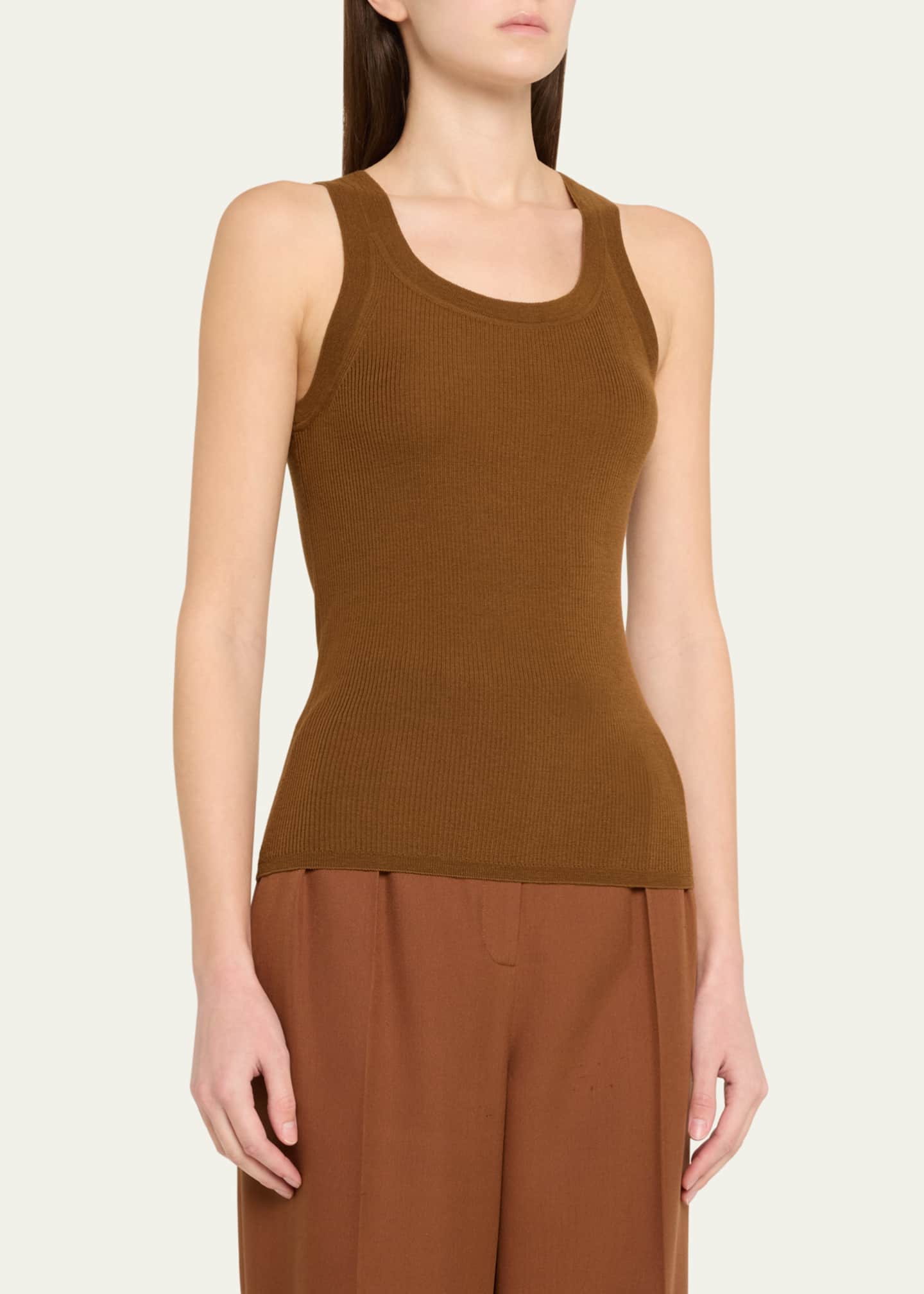 Max Mara Eliadi Scoop-Neck Sweater Tank Top - Bergdorf Goodman