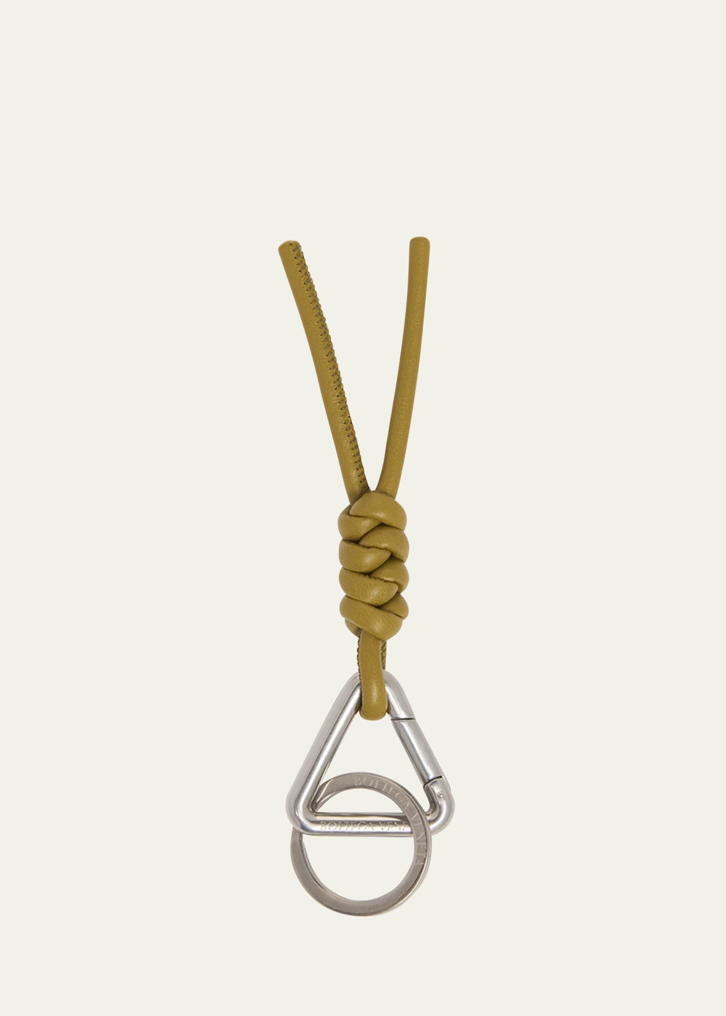 Bottega Veneta Men's Triangle Knot Key Ring in Napa Leather - Bergdorf ...
